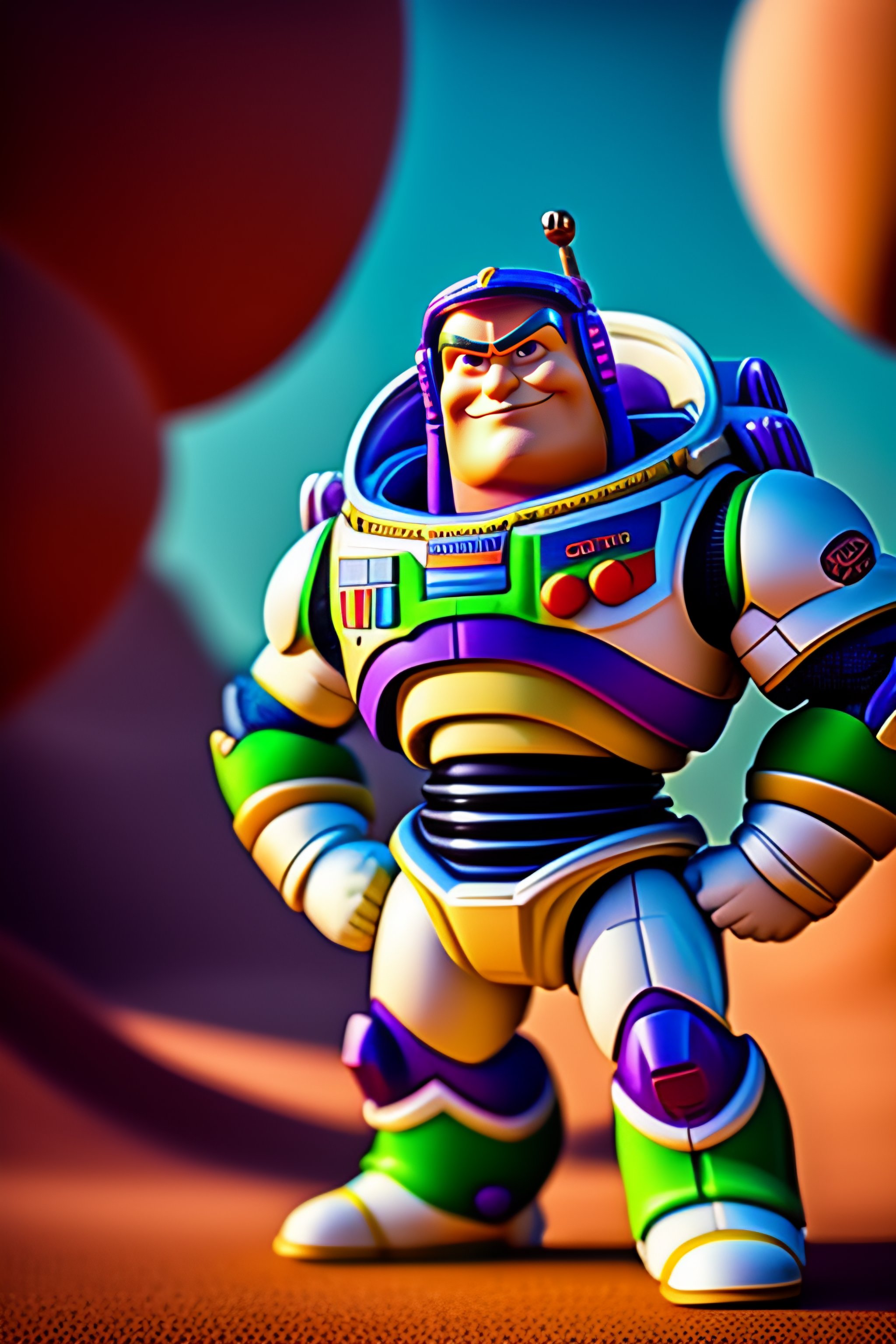 Lexica - Buzz lightyear from toy story at sphinx, casual clothing ...