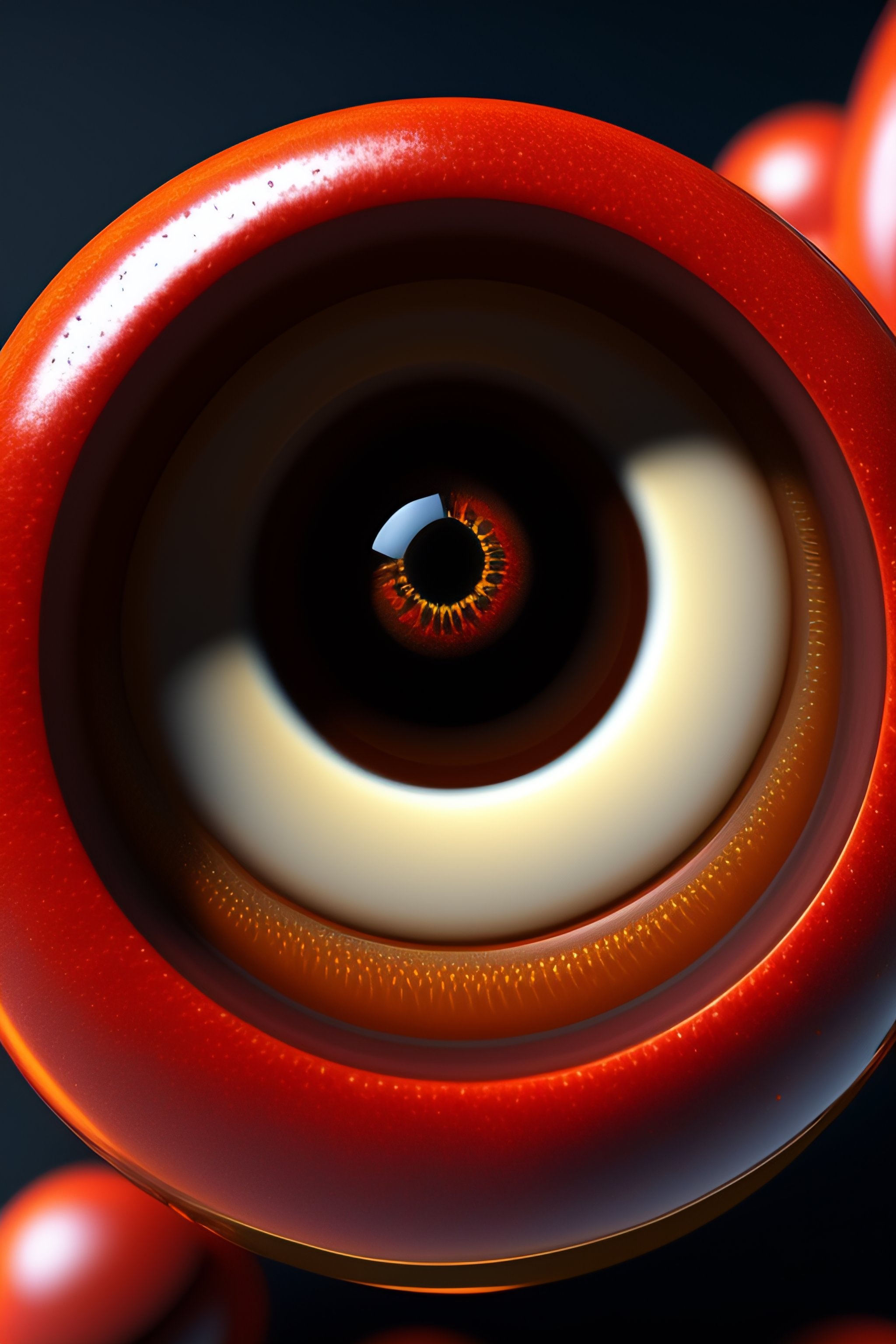Lexica - Eyeball with teeth 8k volumetric lighting octane render ultra ...