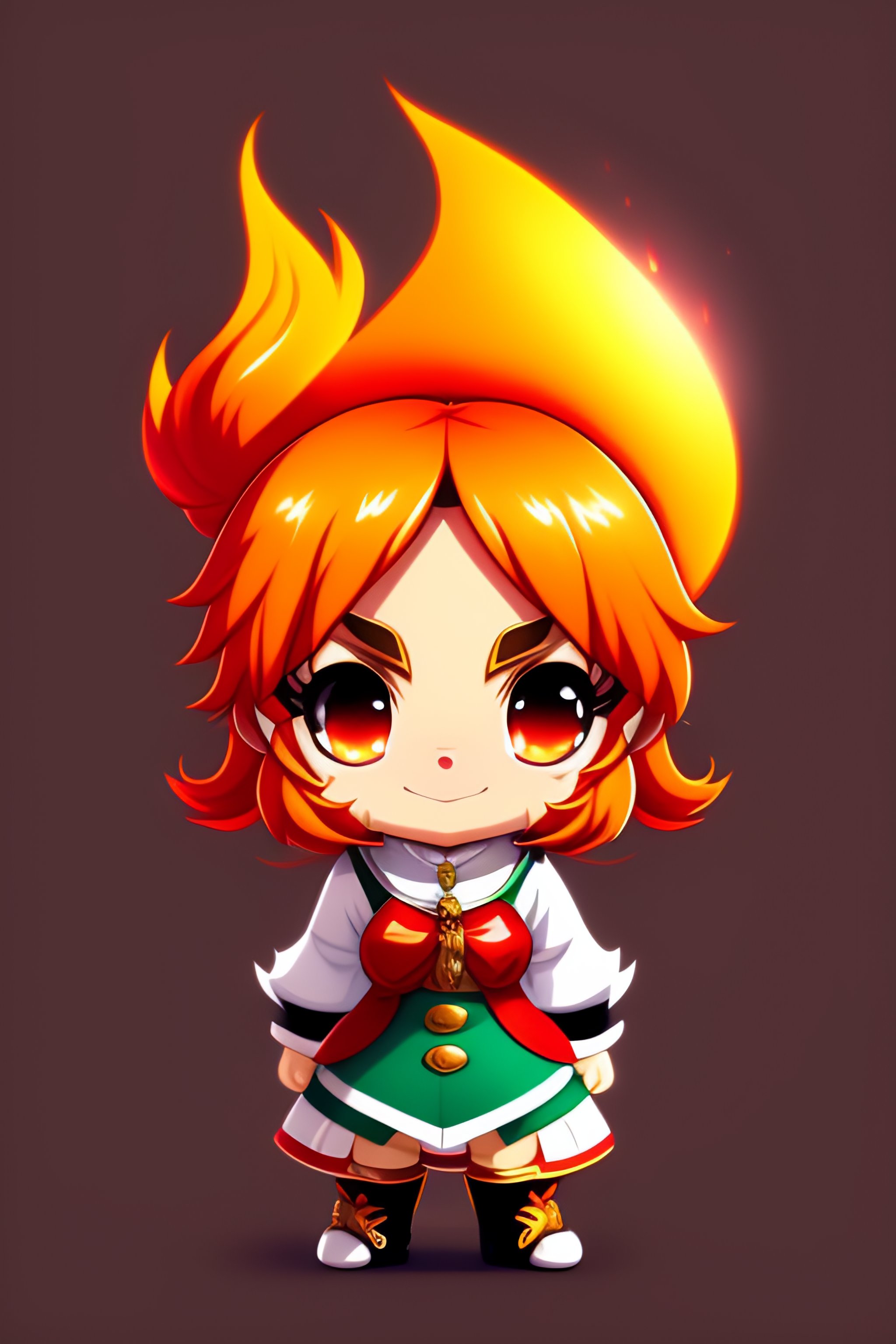 Chibi Flame Princess
