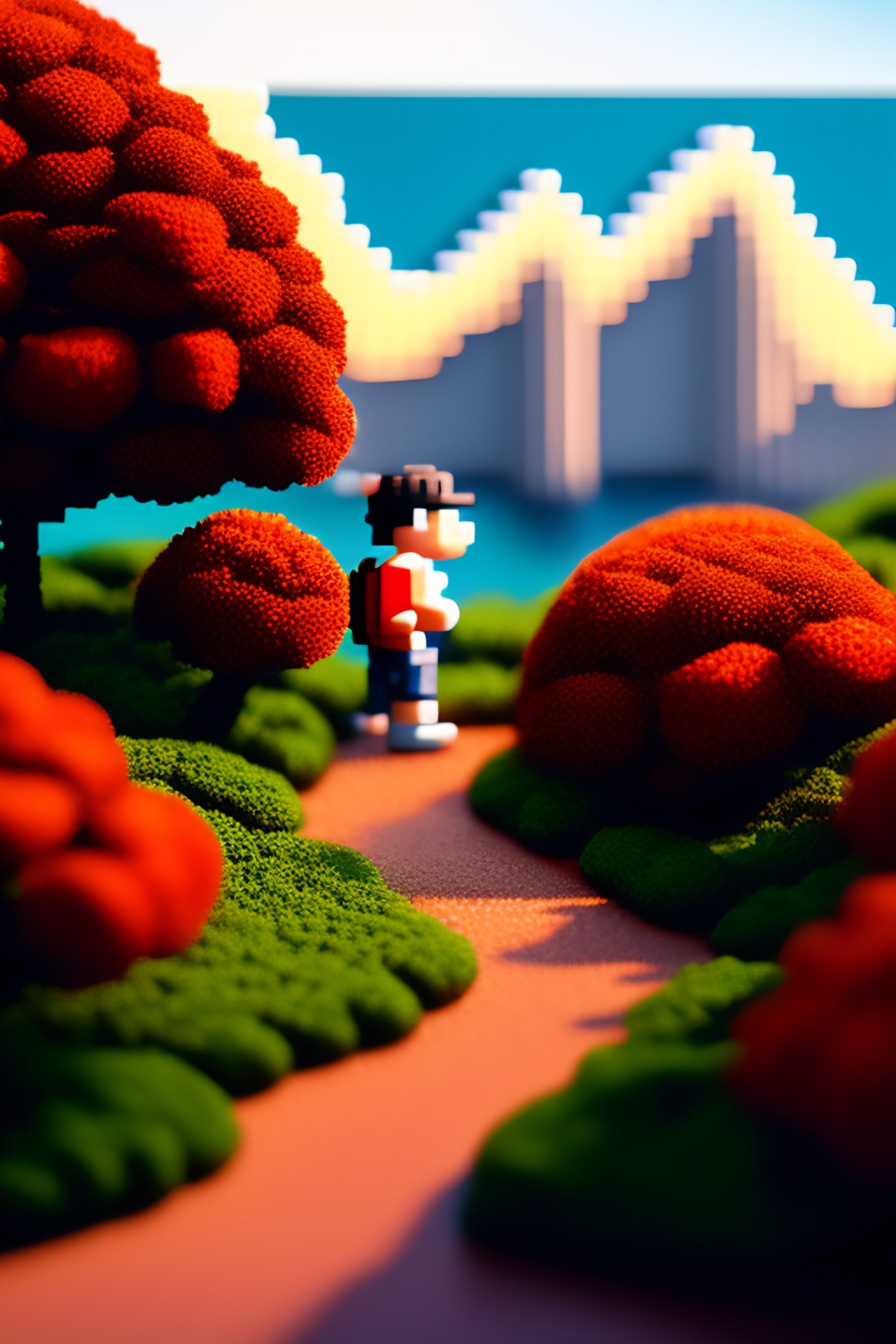 Lexica - Pixel art san francisco. 3d pixel art 4k wallpaper. incredible ...