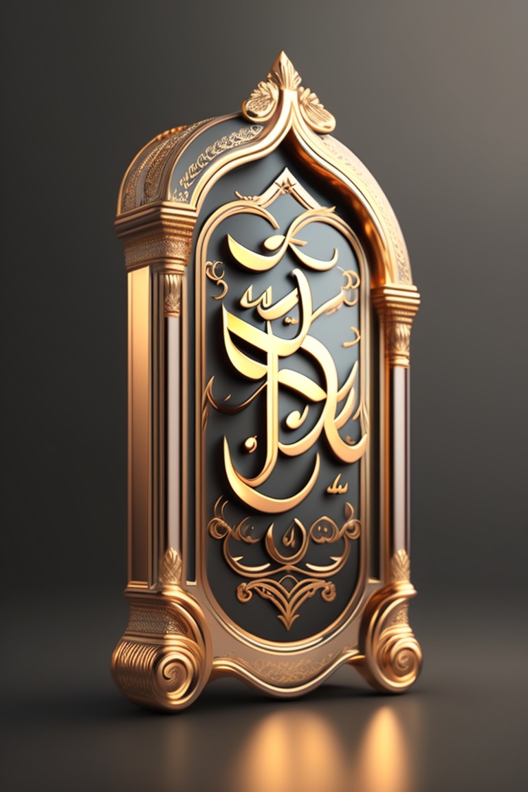 Lexica - Name of allah written in arabic calligraphy extremely detailed ...