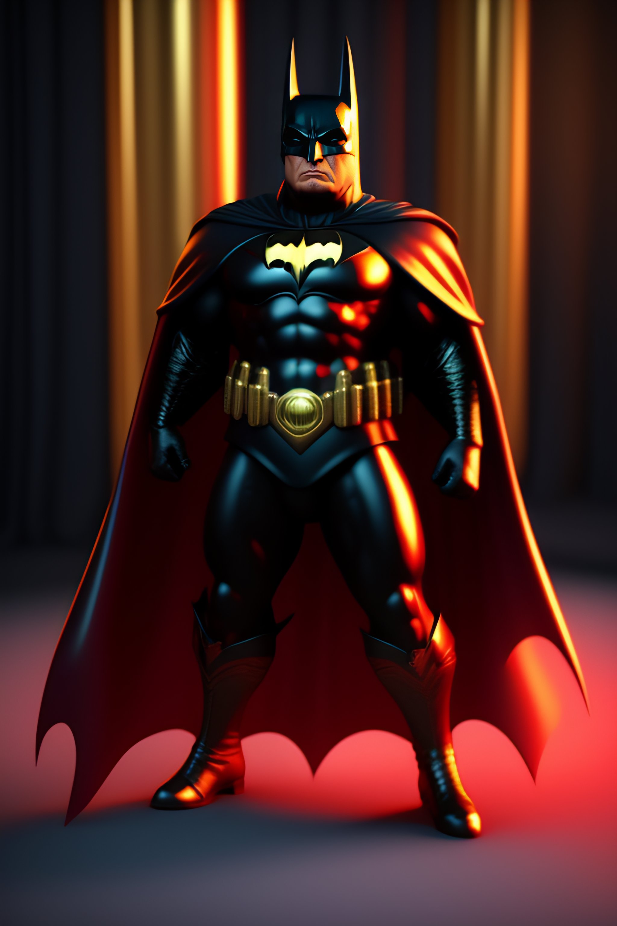 Lexica - Donald trump as Batman 3ds max hyper realistic cell shaded ...