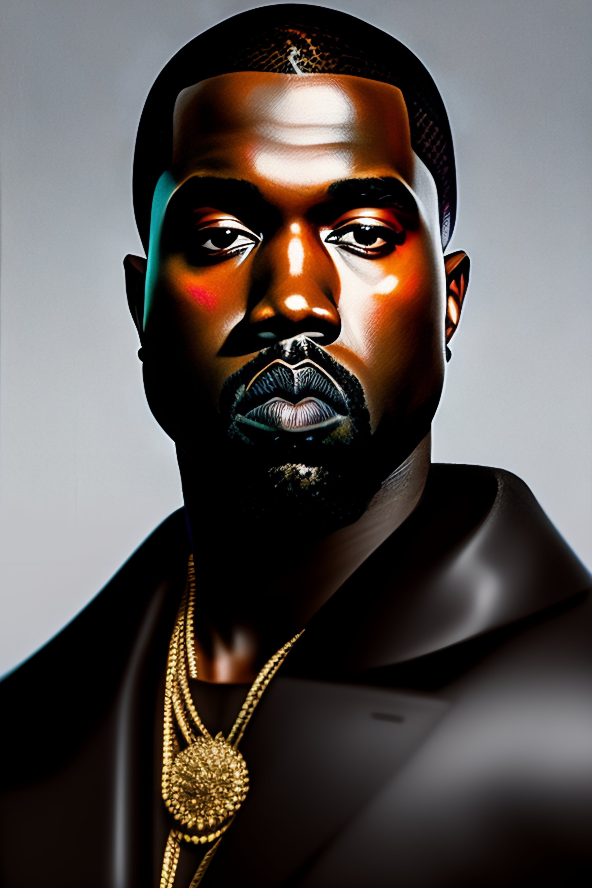 Lexica - Kanye west, symmetrical beautiful, portrait, trending on ...