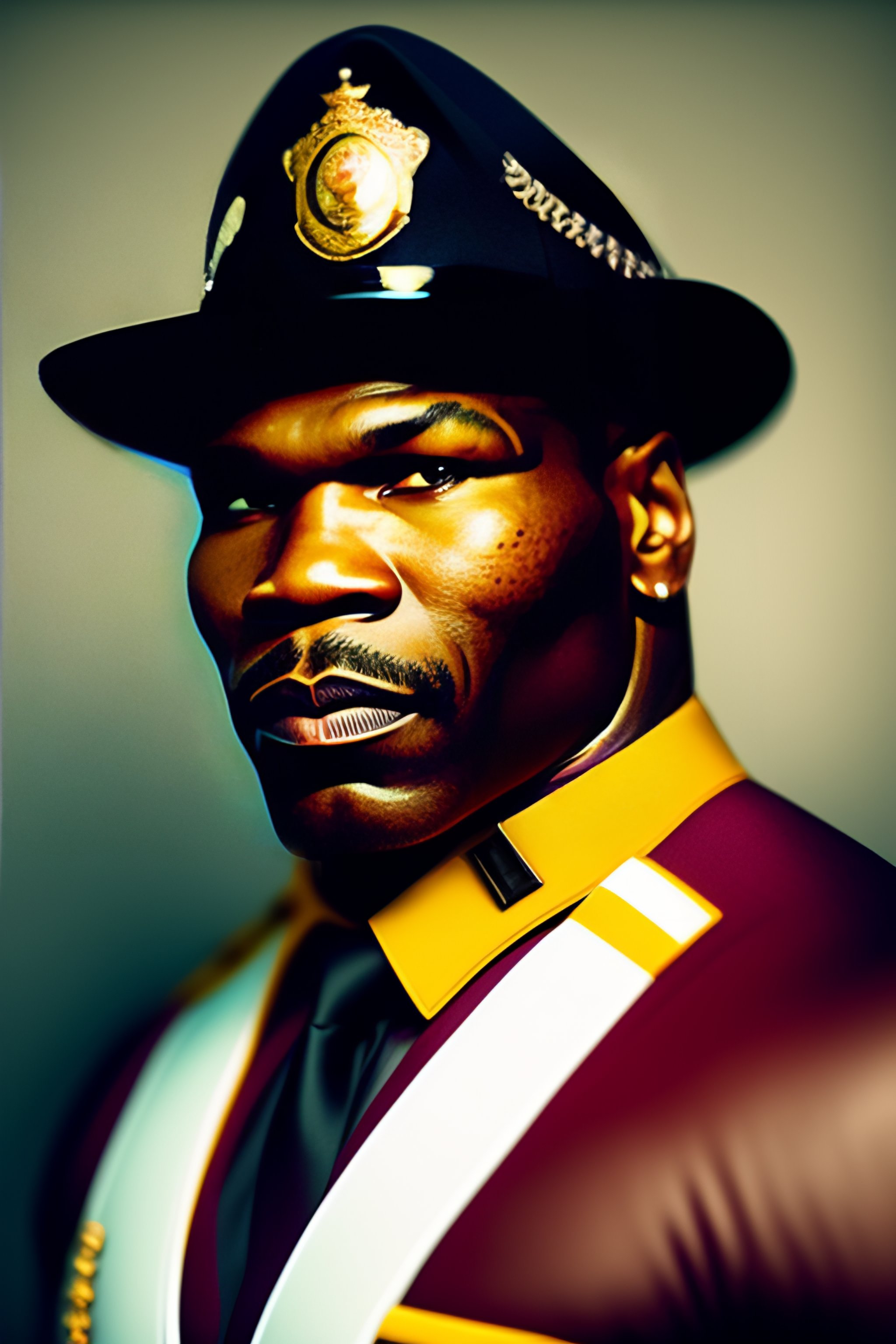Lexica - A Mike Tyson , as a police man , detalied