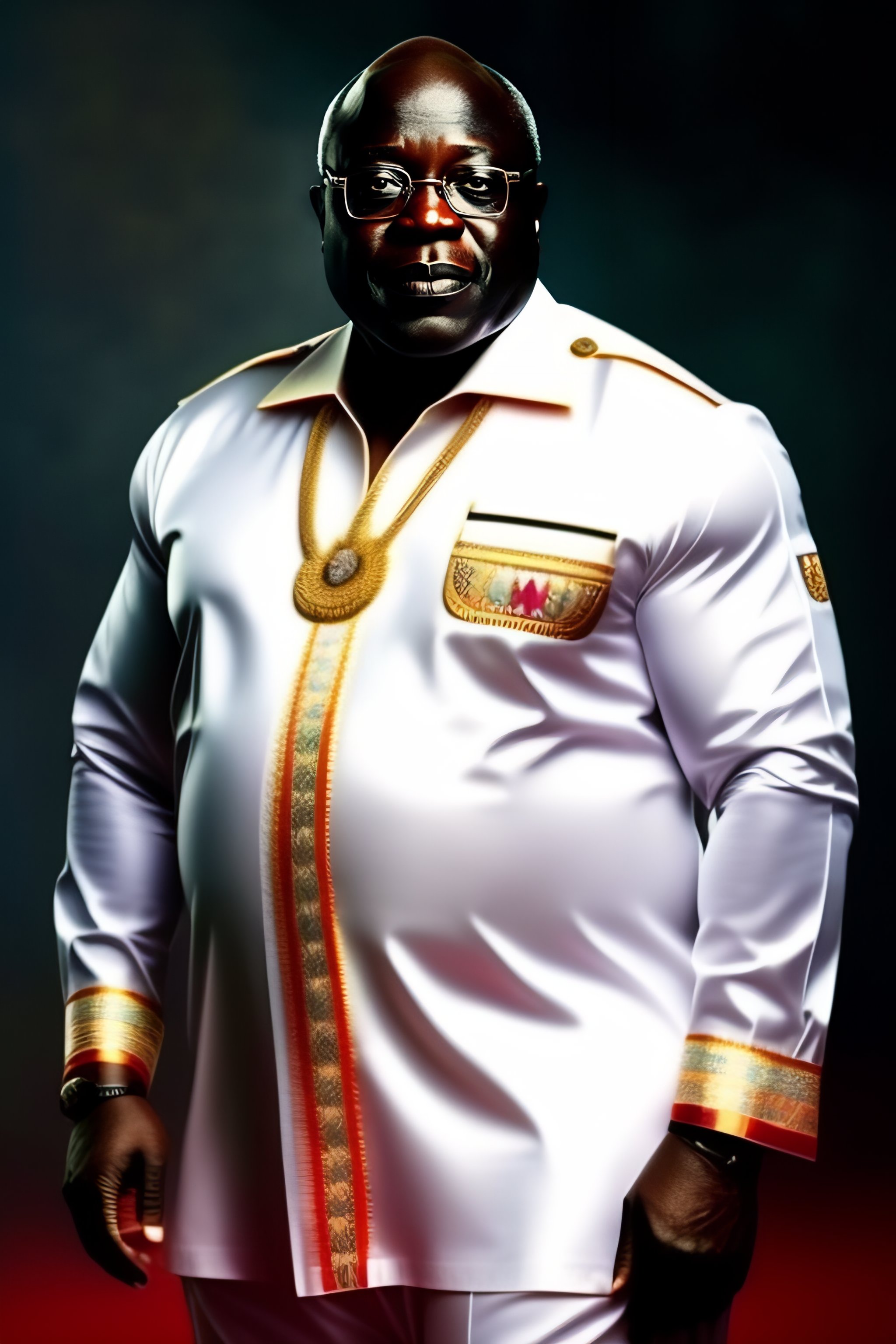 Lexica - Ghana's president, nana akuffo addo wearing pyjamas