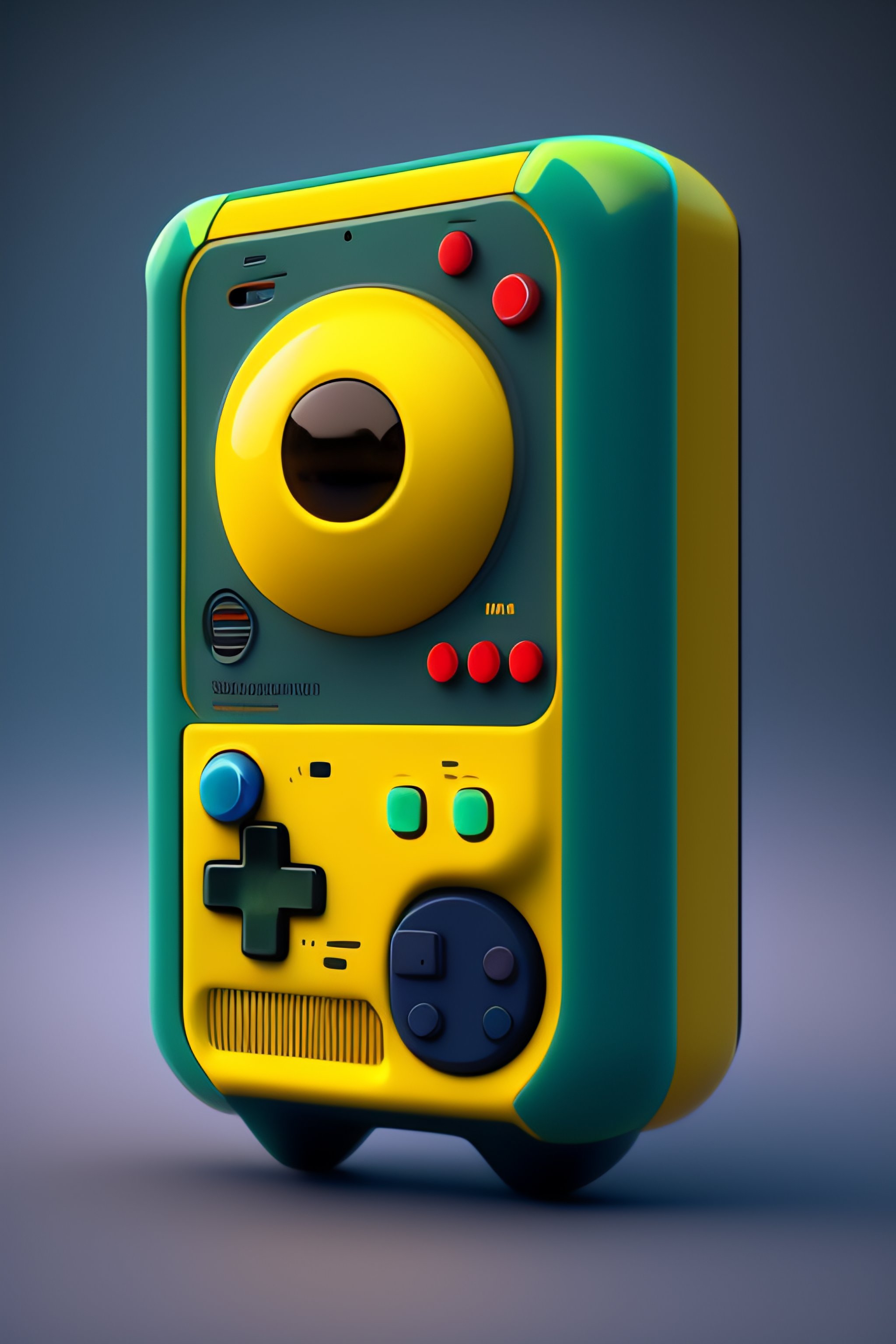 Lexica - A realistic image of an anthropomorphic gameboy, BMO adventure ...