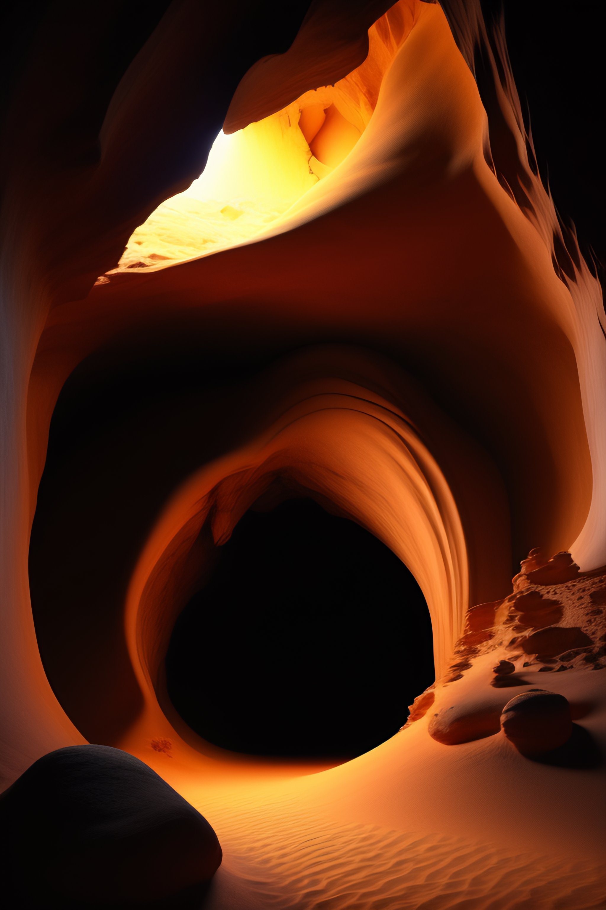 Lexica - Desert cave lair uncanny dark