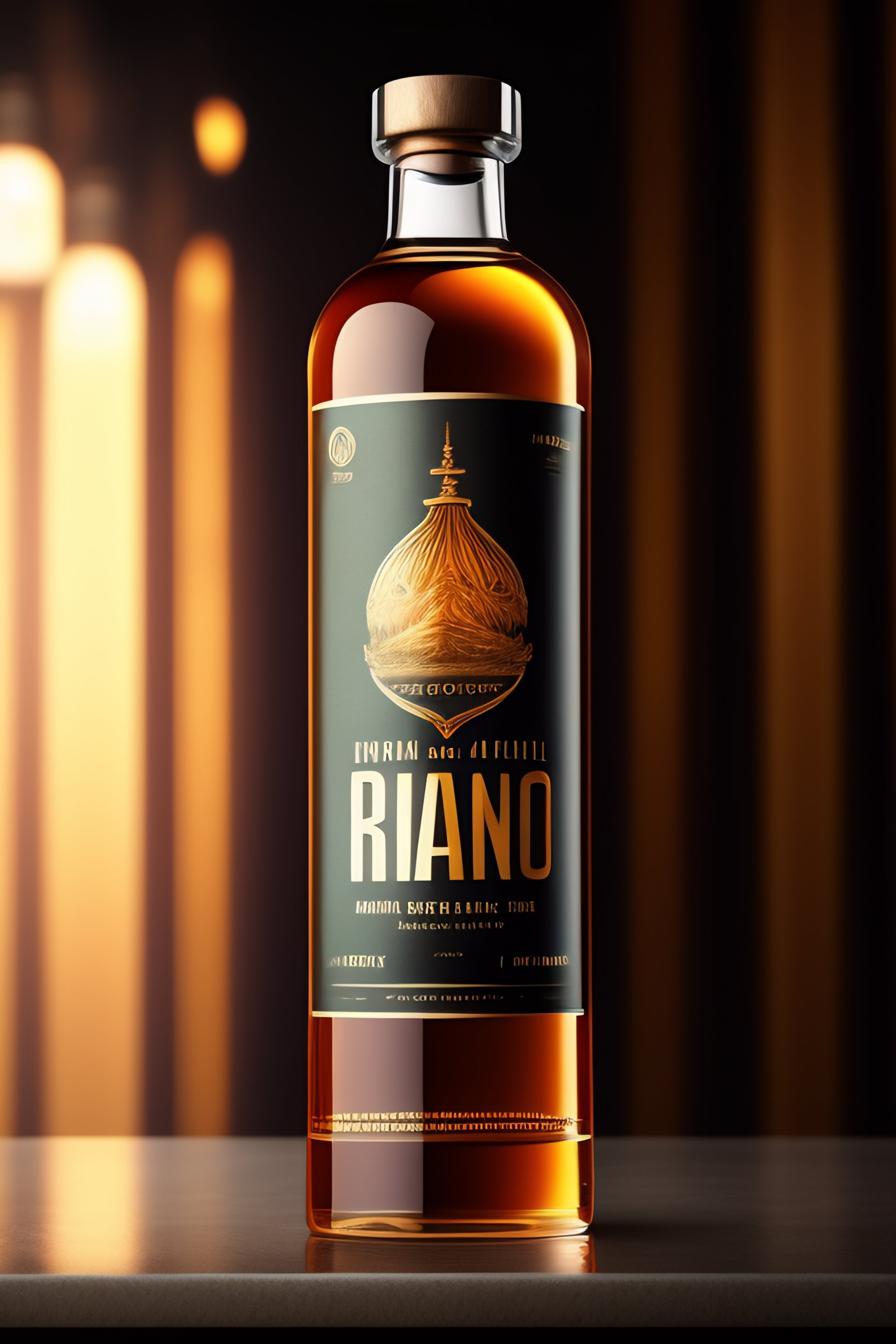 Lexica - Branding bottle rum, campaign CDI, unreal