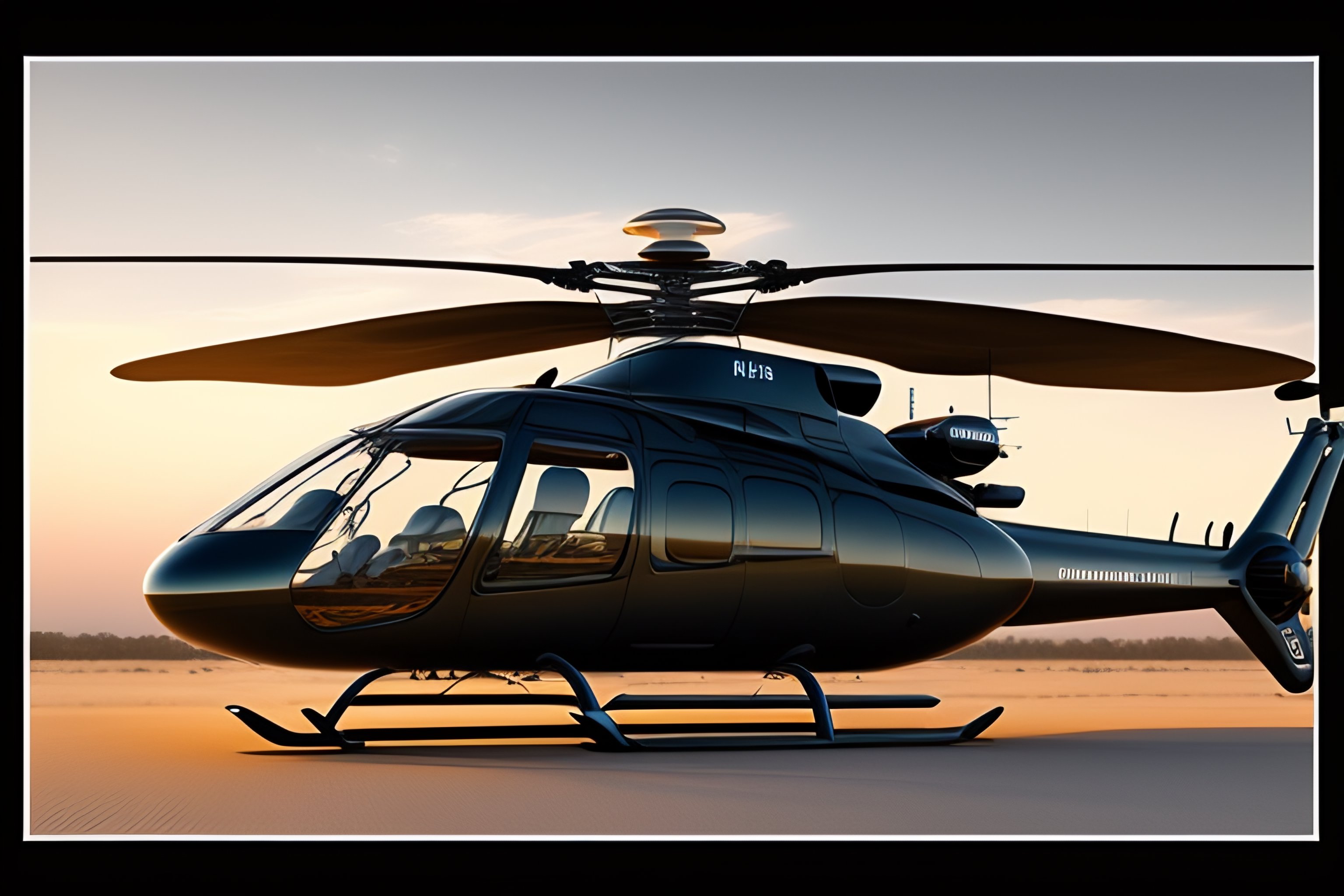 Lexica - Helicopter design blueprint based on mantis insect