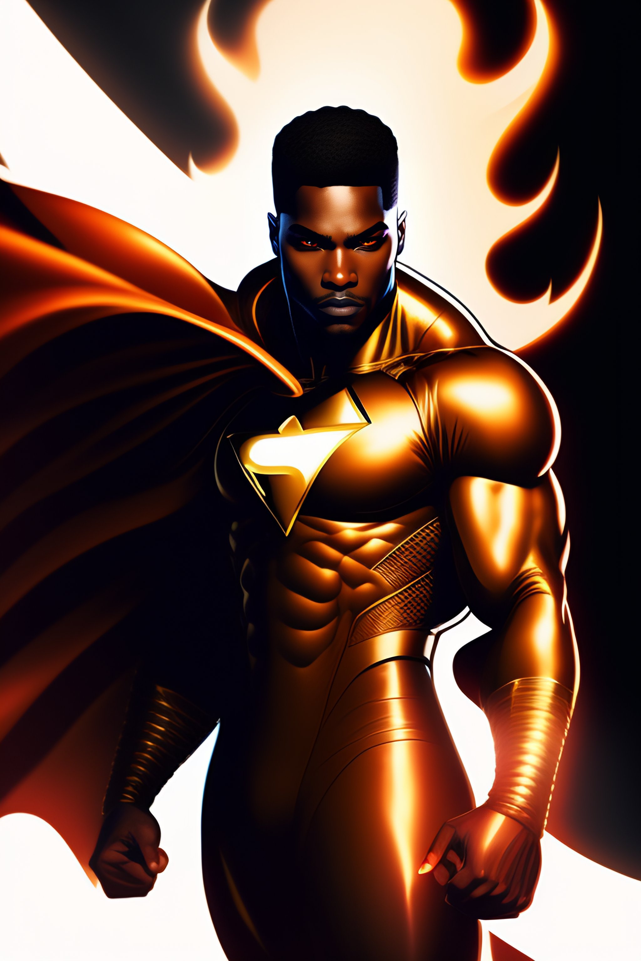 Lexica - Comic book style, style by Melkor Mancin, Light-skinned black ...