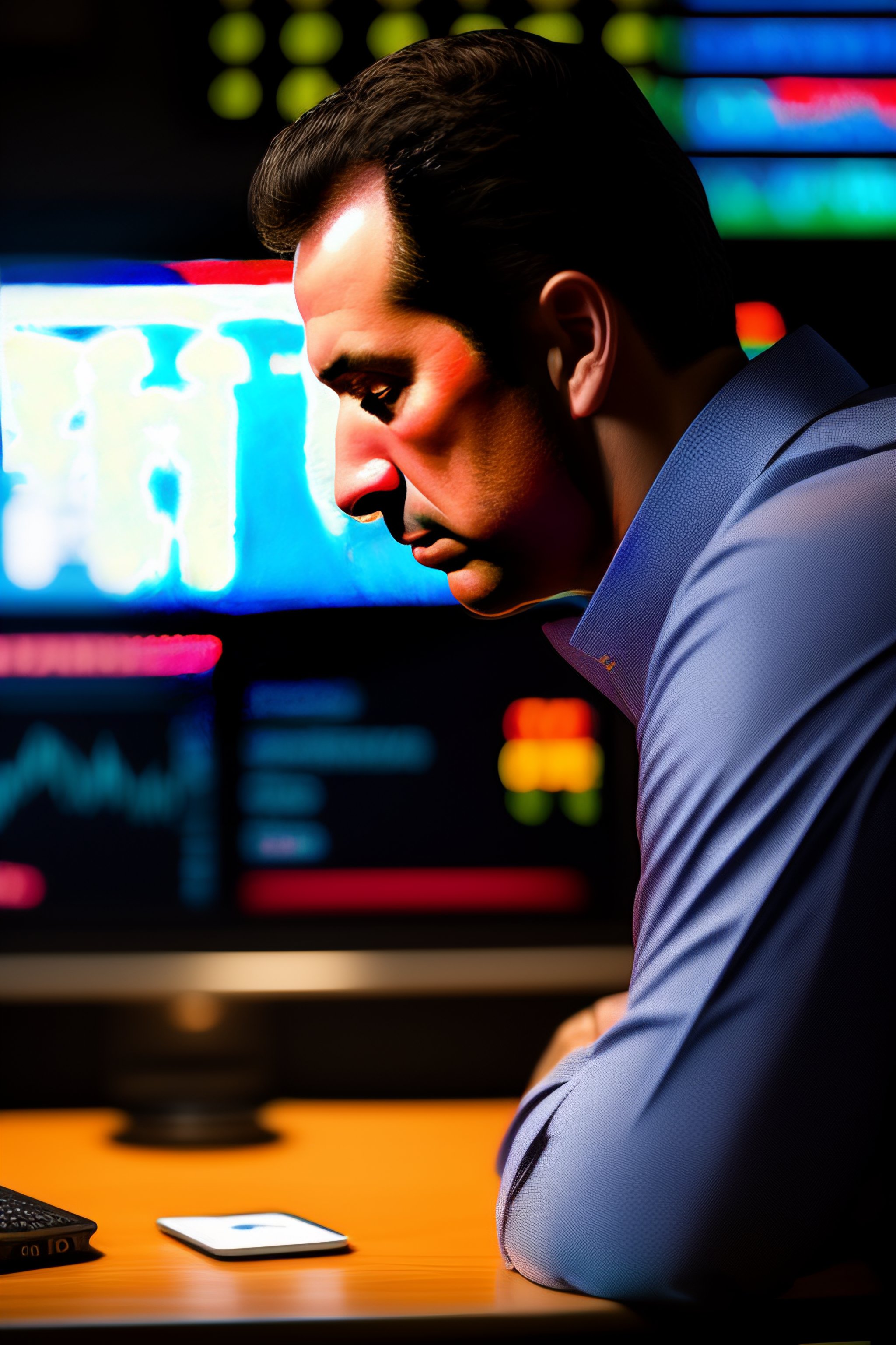 Lexica - Portrait of a sports bettor