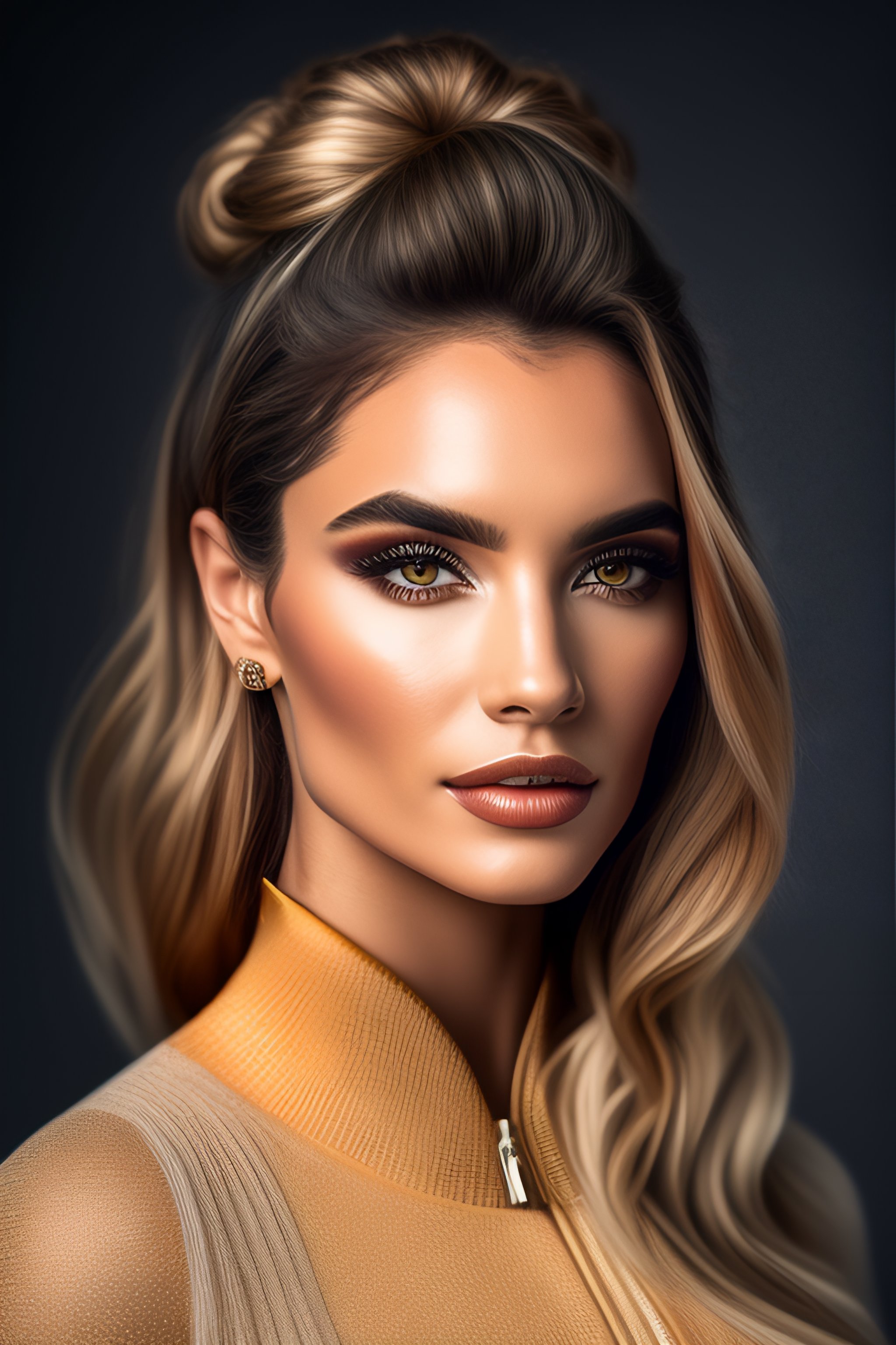 Lexica - Ultra-detailed full body Studio Portrait of model wearing ...