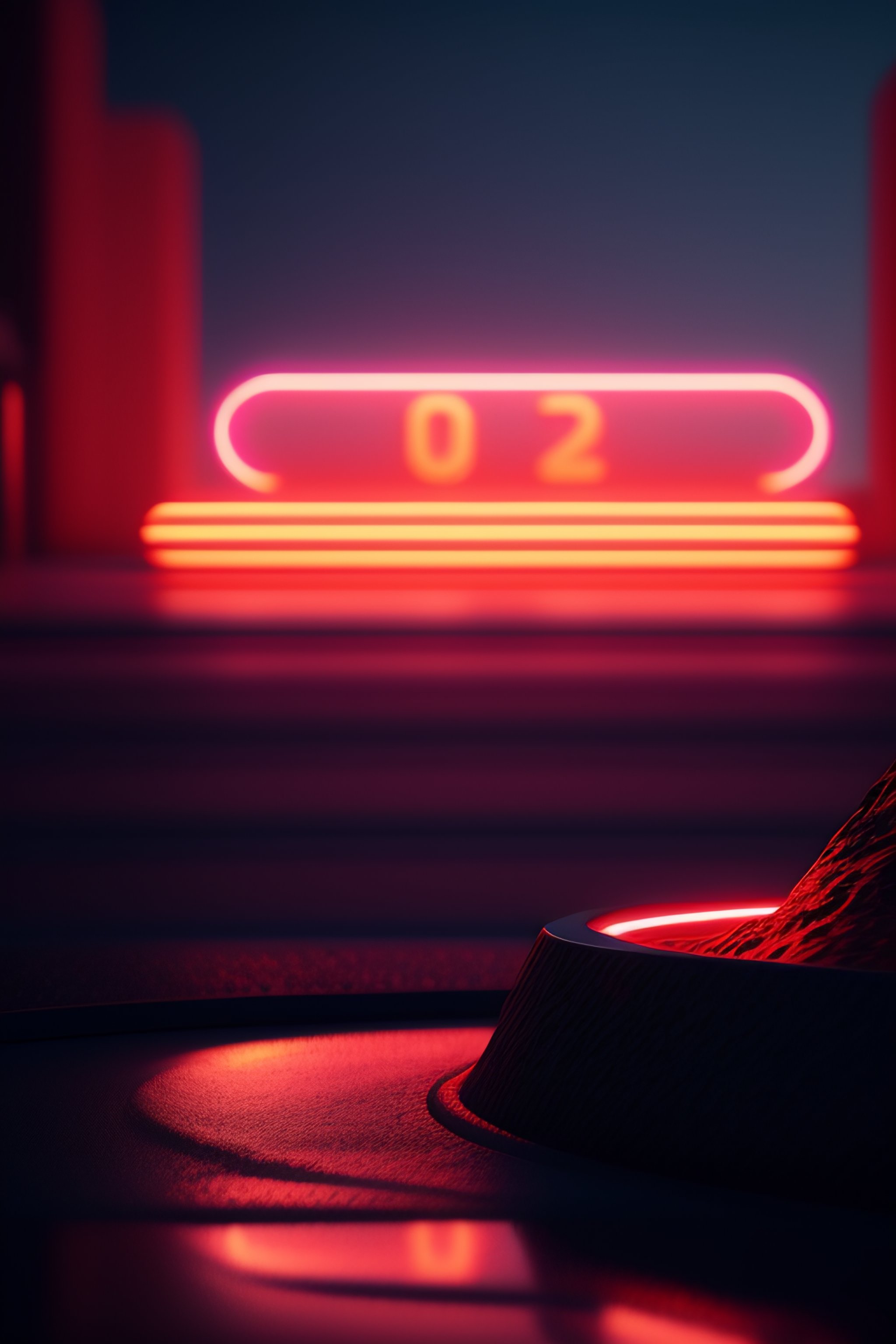 Lexica - Round stage with neon glow. front ,Trending on artstation ...