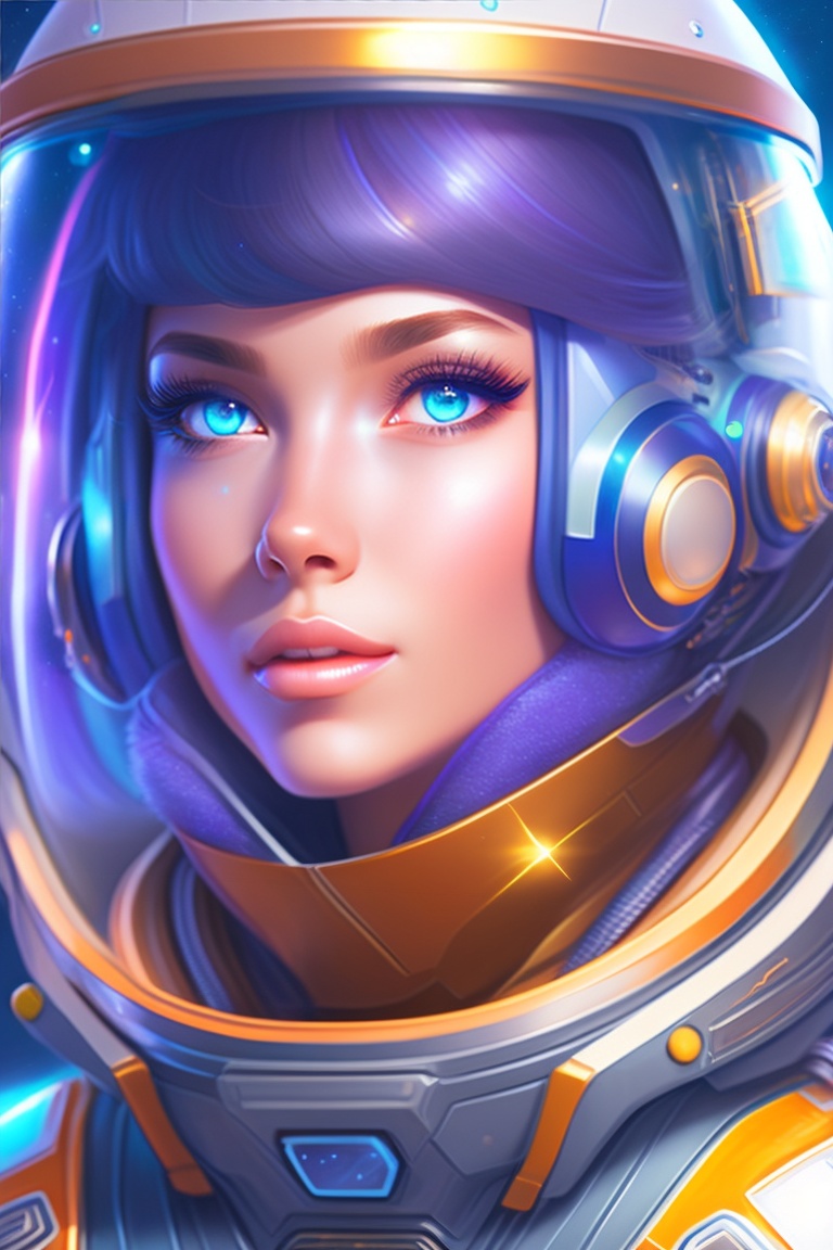 Lexica - An intergalactic cute girl space ranger, space clothes ...