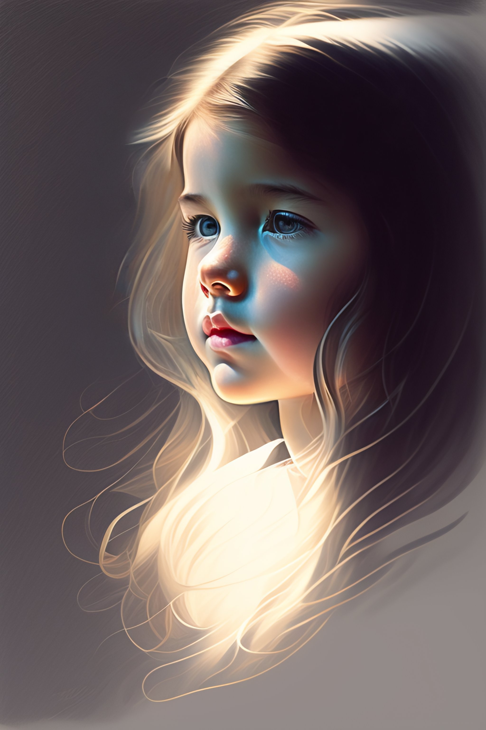 Lexica - Line drawing of girl by concept artists, blunt borders, rule ...