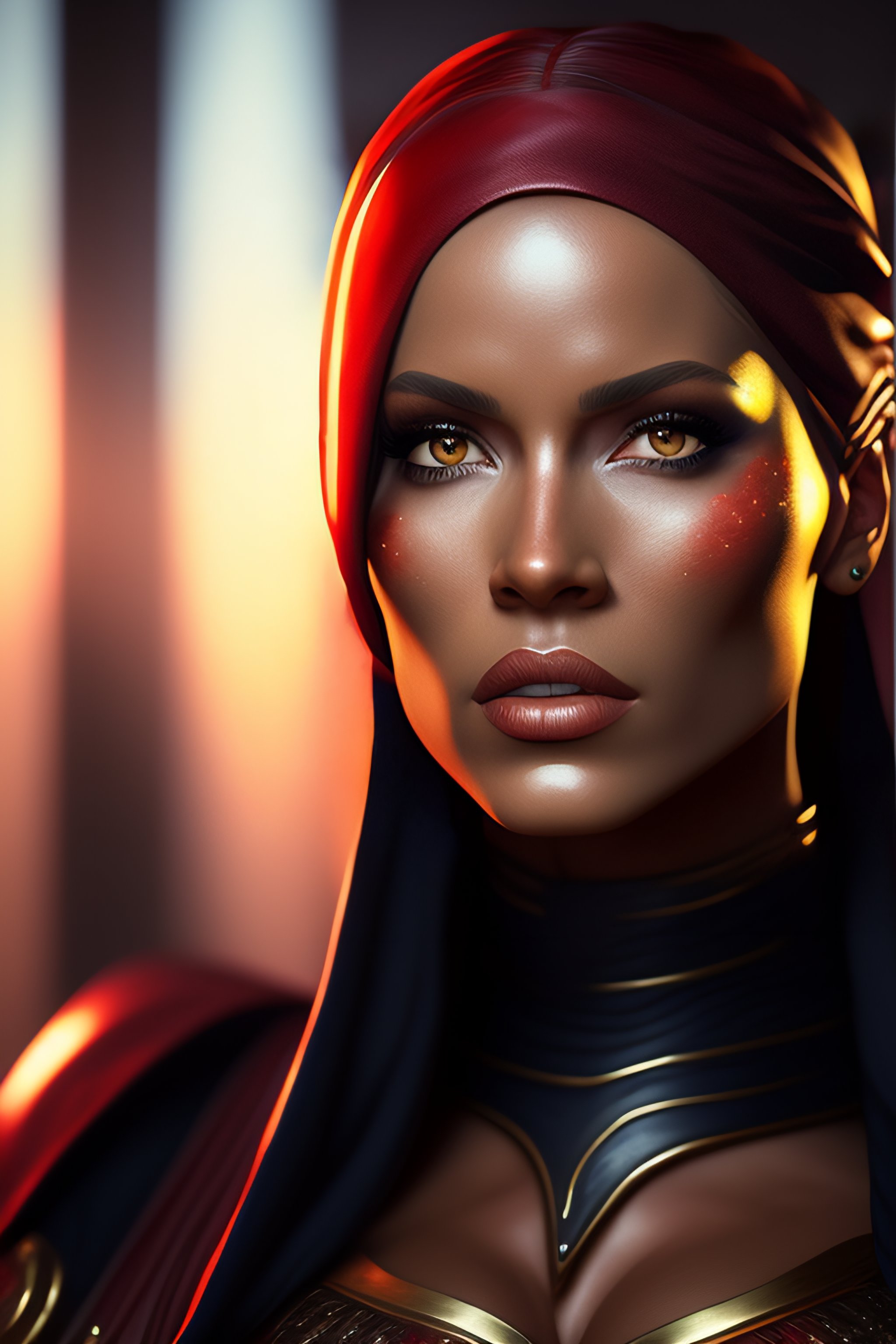 Lexica - Star wars female pirate red twi'lek character closeup portrait ...