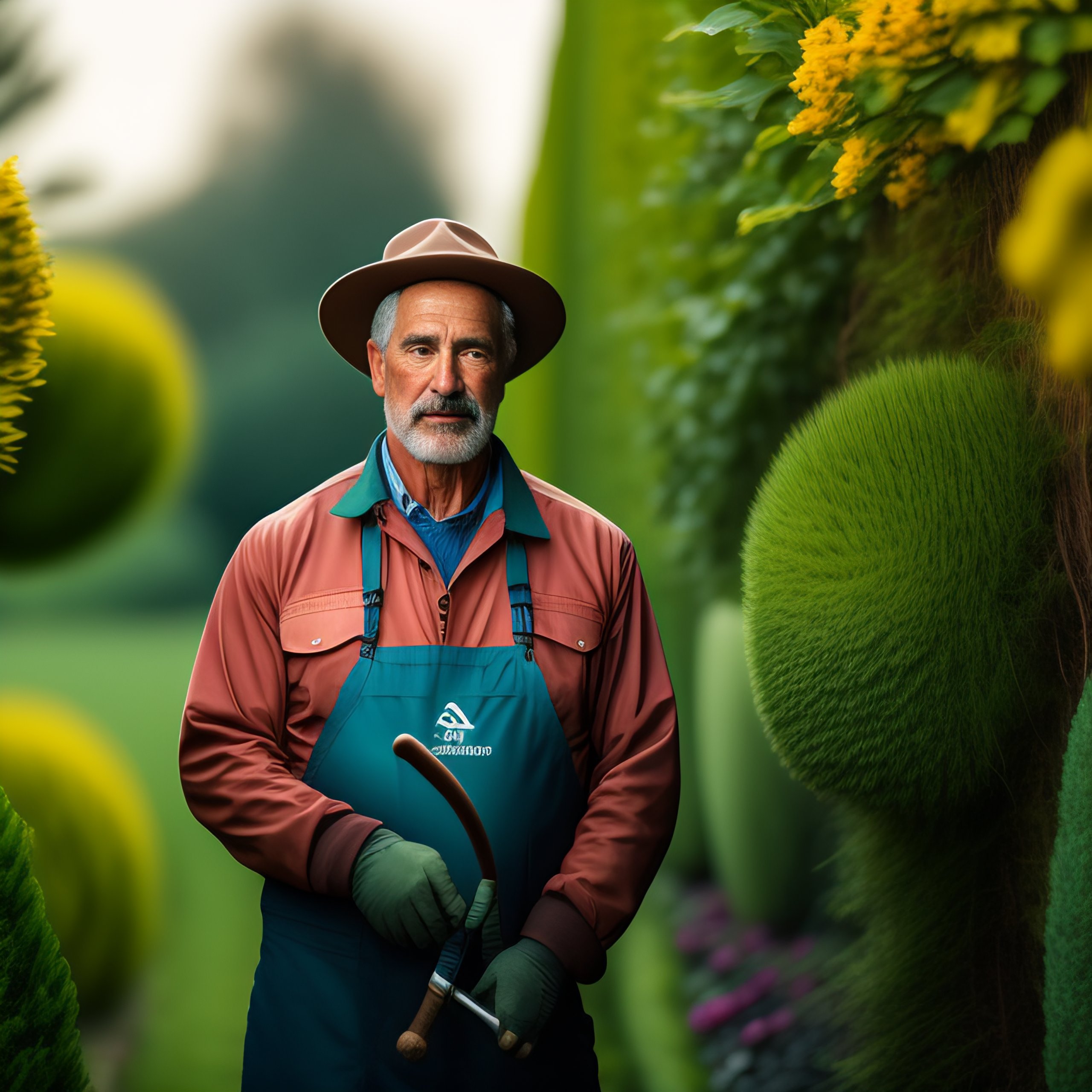 Lexica - Portrait of a gardener