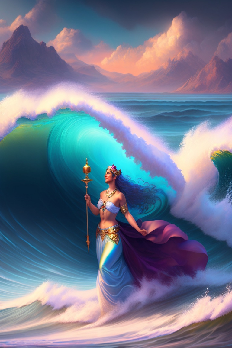 Lexica - Musa prophet with scepter in hand, she parted the sea, giant ...