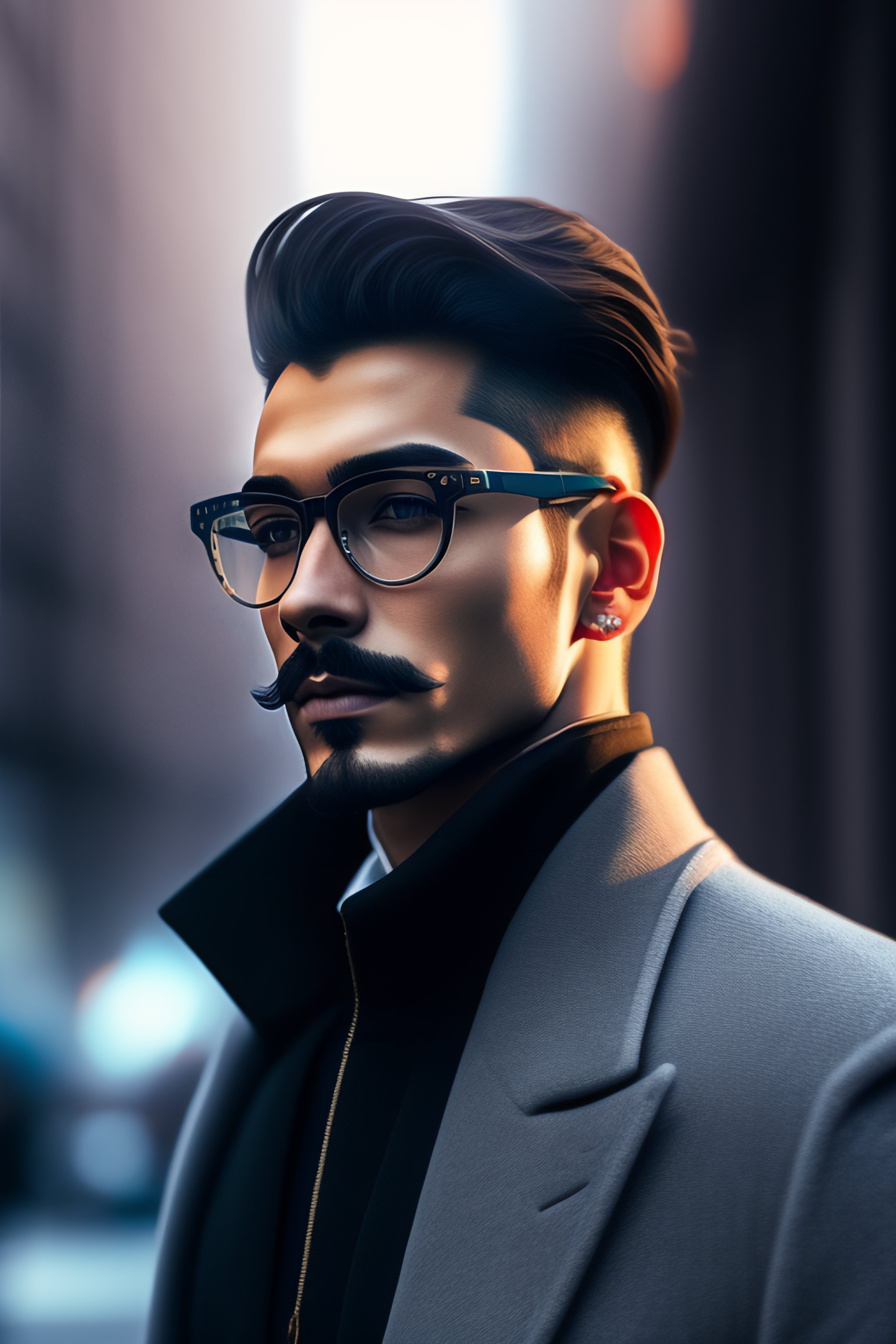 Lexica - 1boy, 3d, blurry, blurry_background, blurry_foreground, depth ...