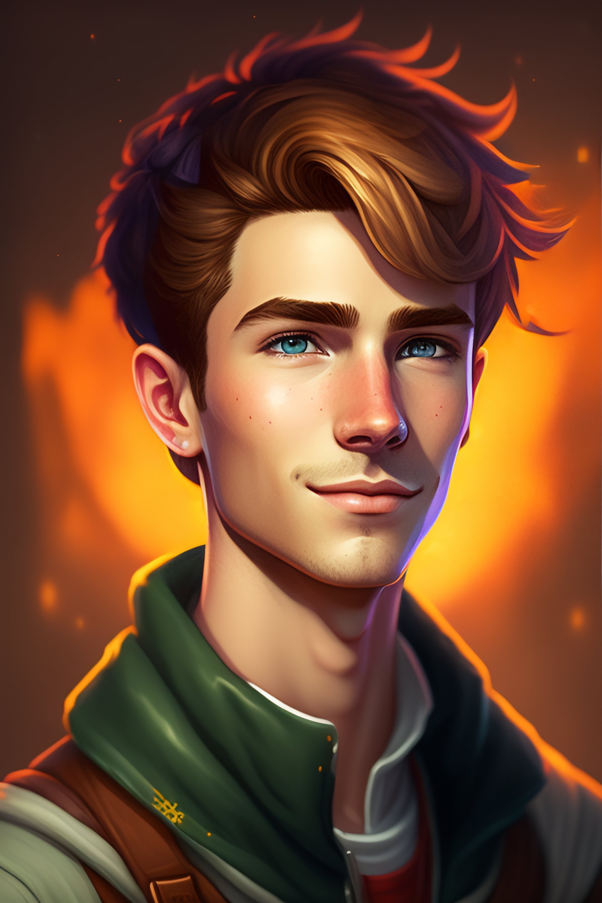 Lexica - Portrait of Linus from Stardew Valley