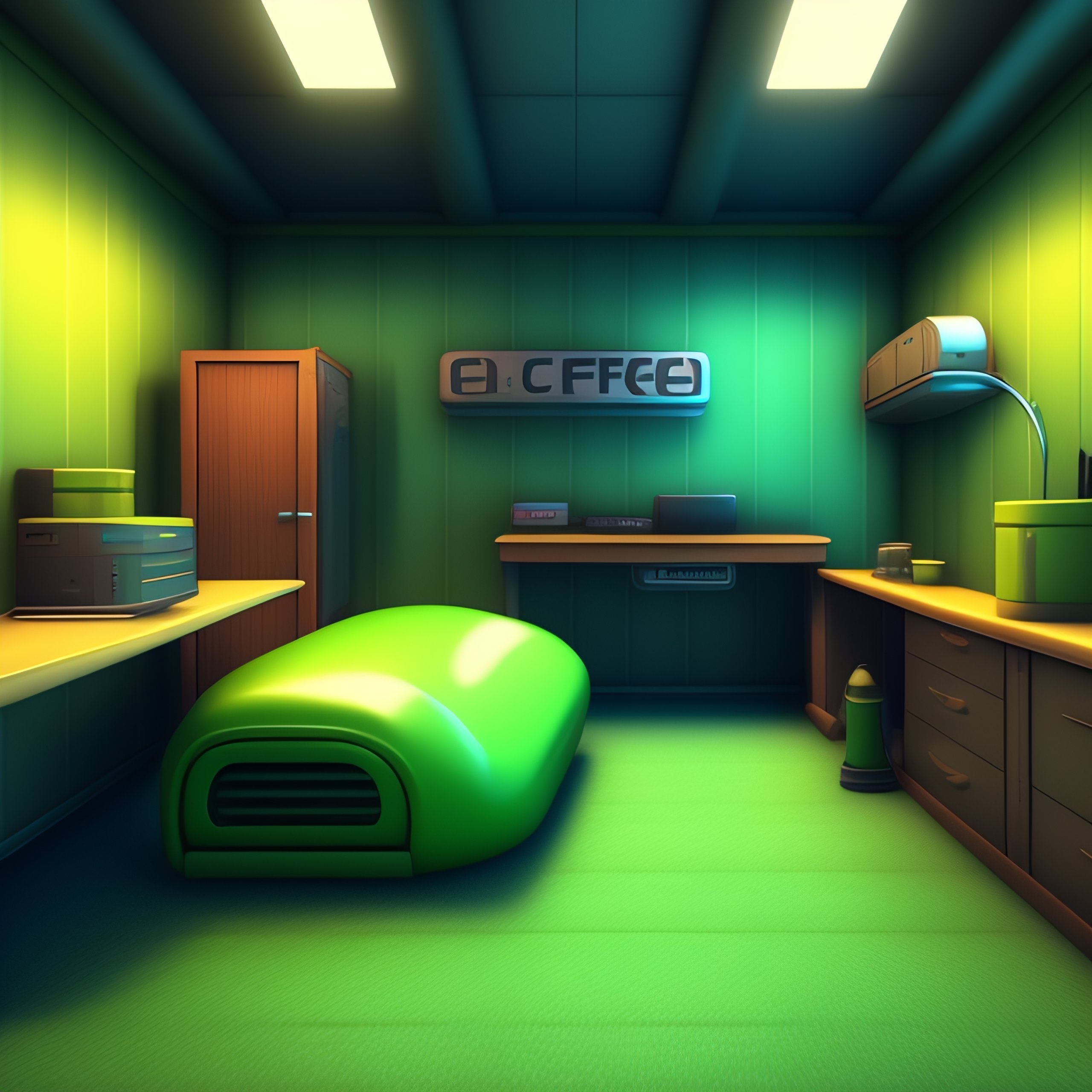 Lexica - Sleeping janitor - male - in janitor closet - 1970 era ...