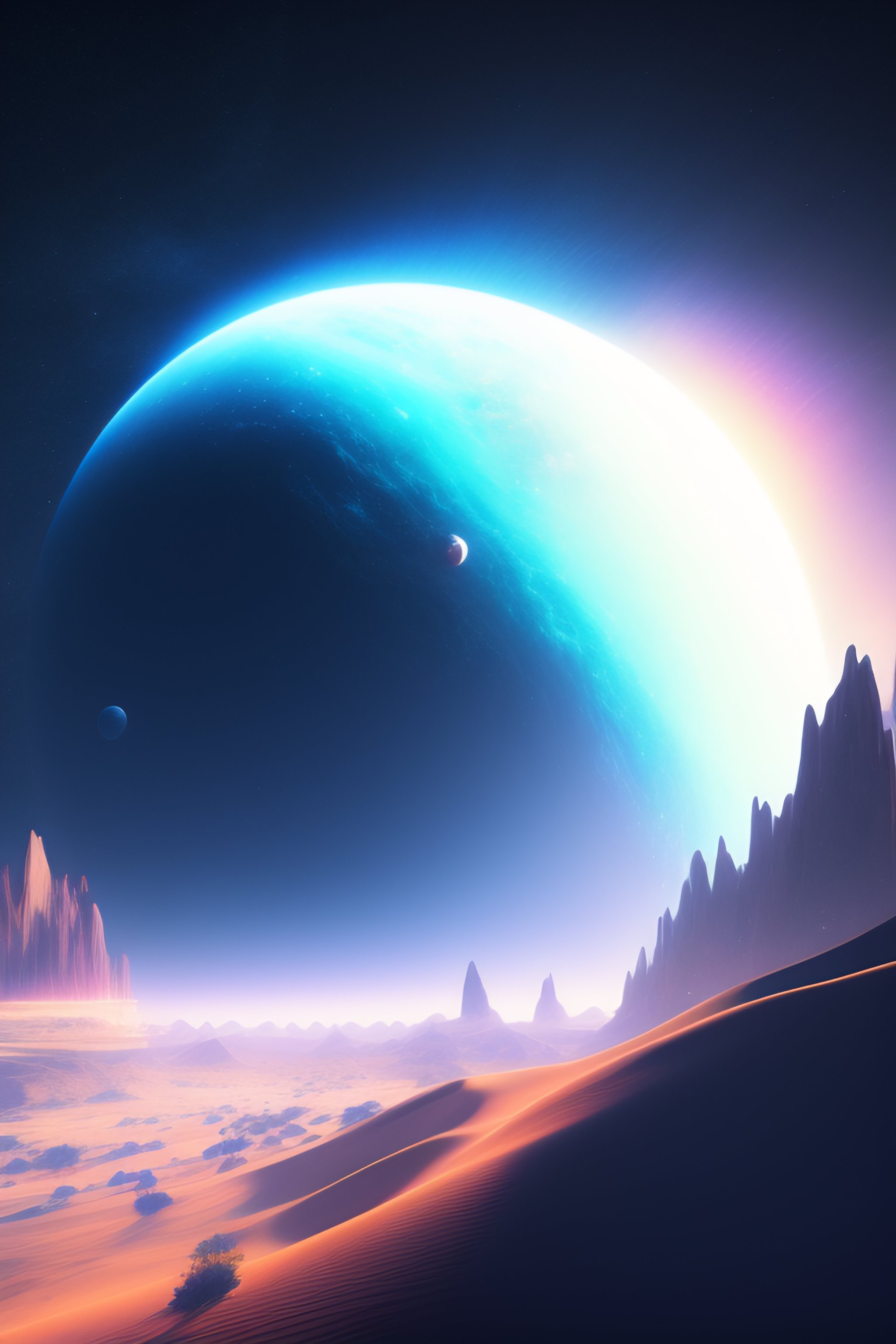 Lexica - Space and Planet Earth, fantasy, fantasy style, magic, bright ...