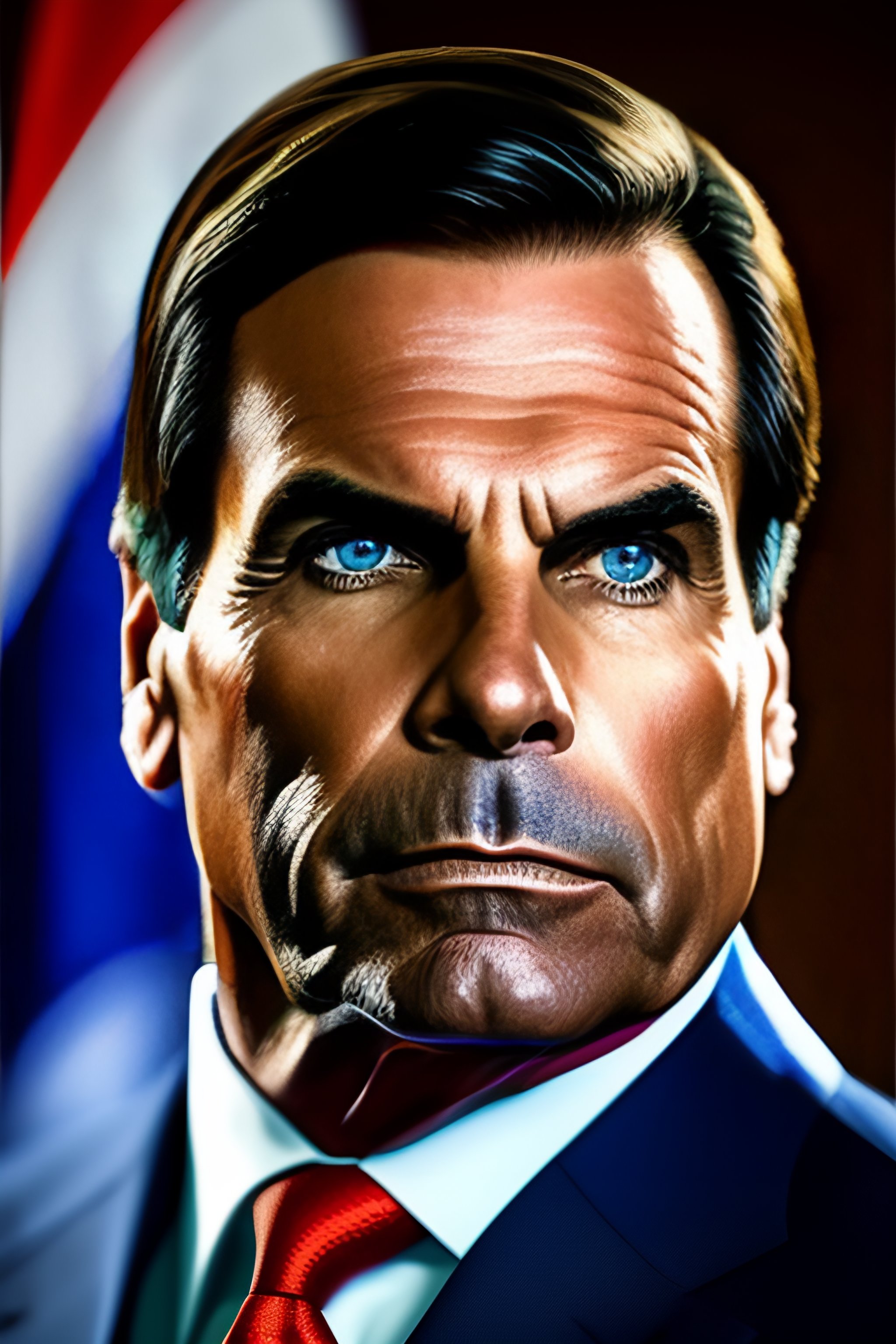 Lexica - A full-body portrait of Brazilian President Jair Bolsonaro ...