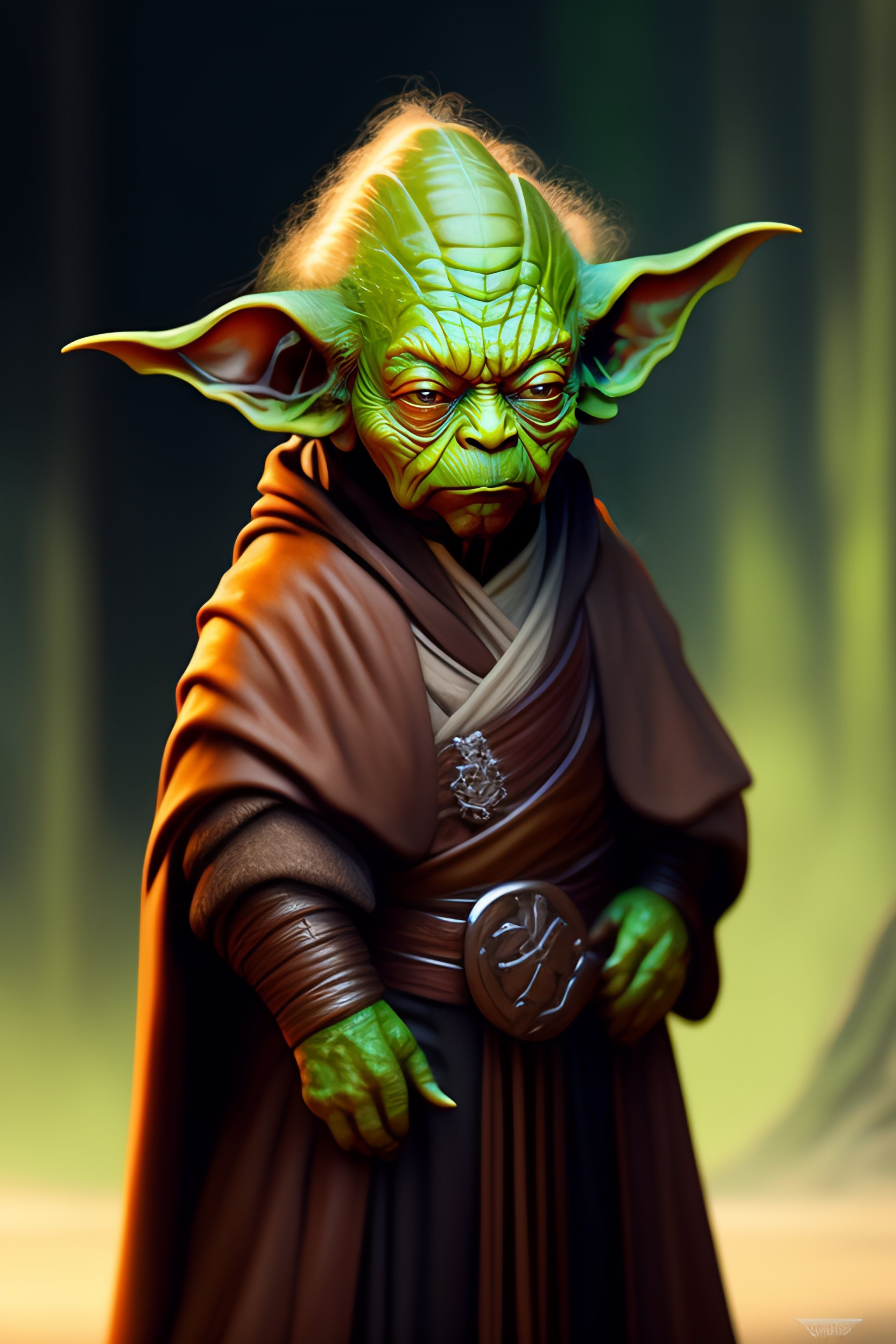 Lexica - Master yoda as sith, realism, smooth, trending on artstation ...