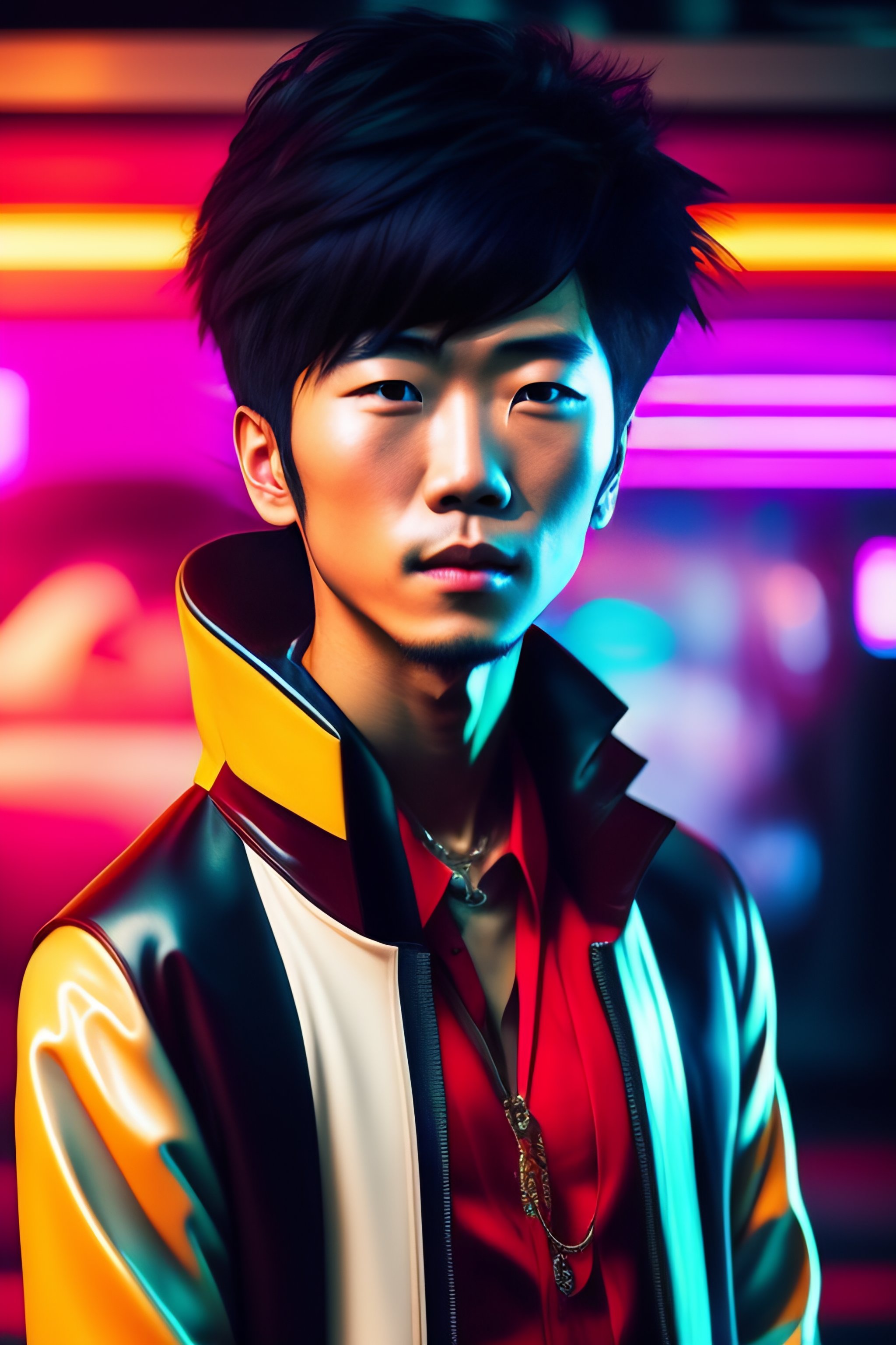 Lexica - Shotaro Kaneda, Neo Tokio photo shoot