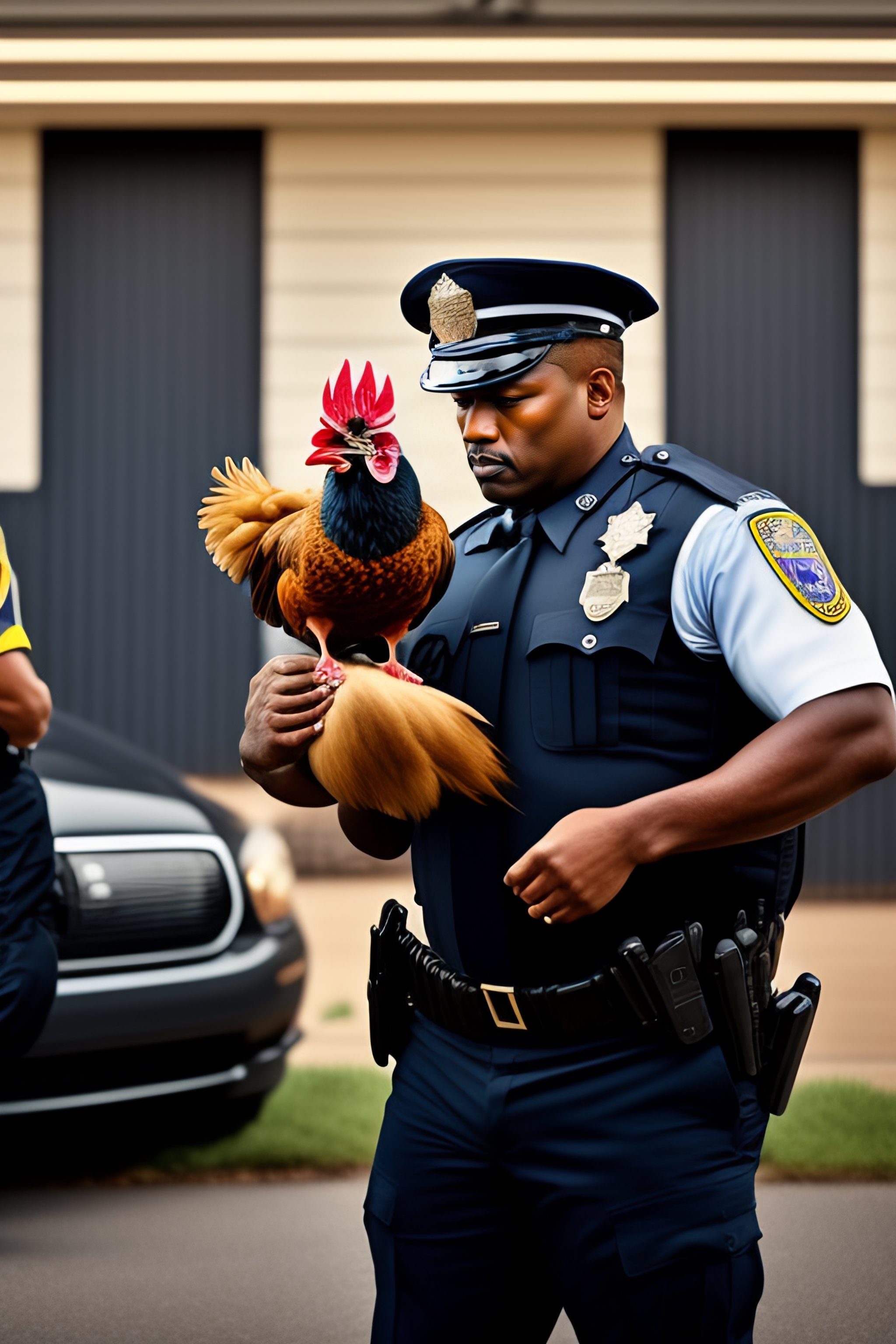 Police Officer Making Arrest