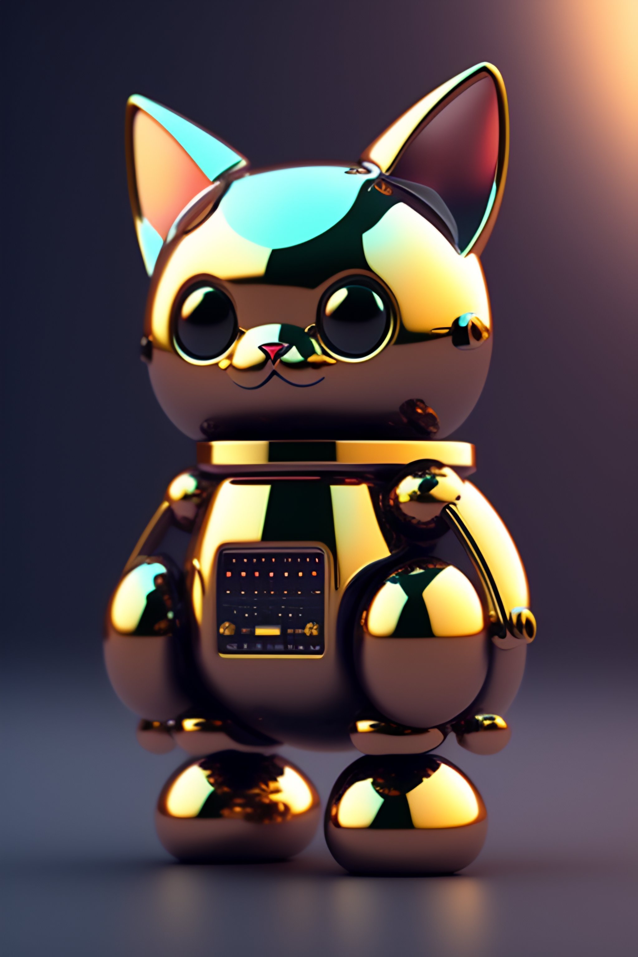 Lexica - A very cute robot cat made from modular synthesizers, analog ...