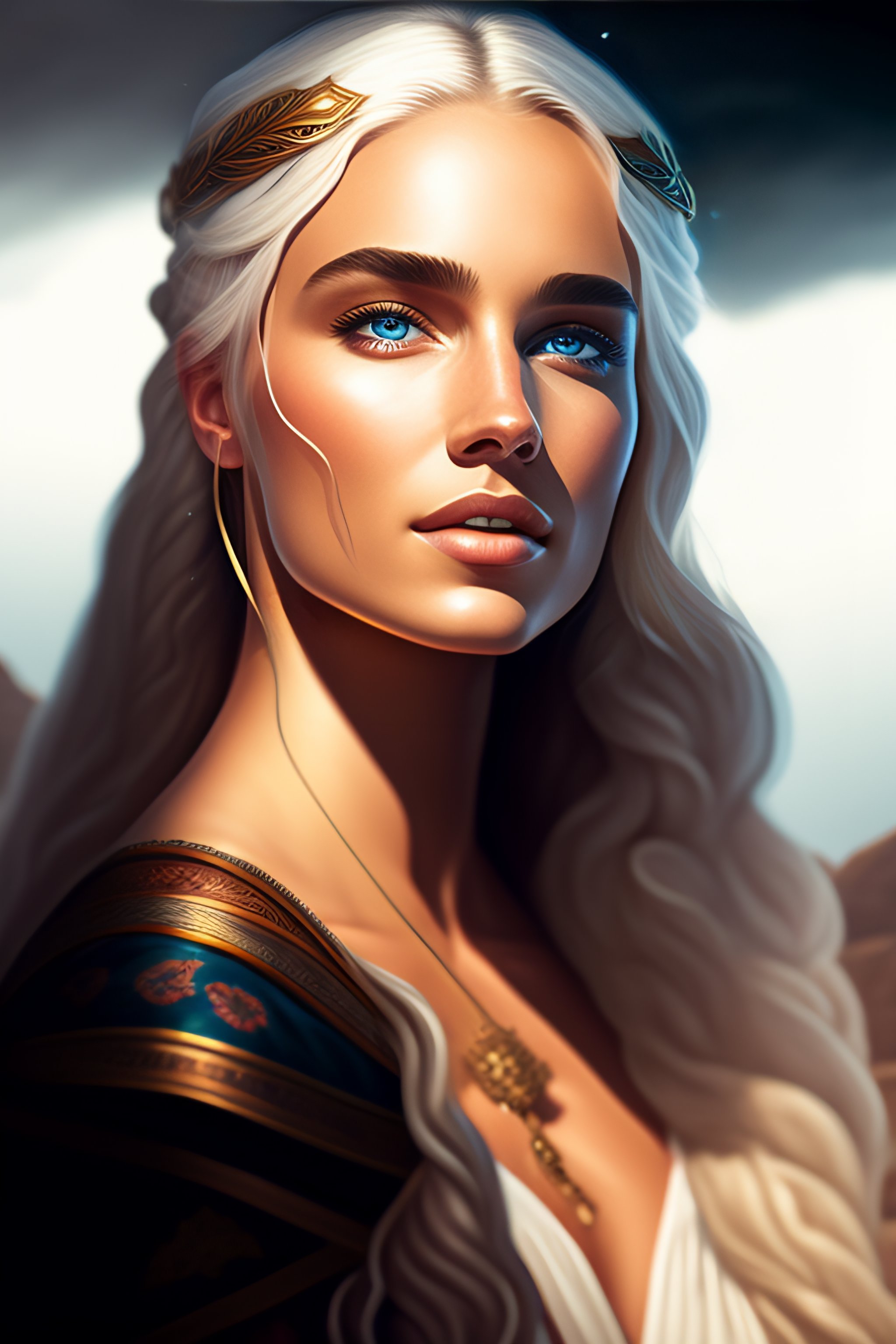 Lexica - "A photograph of a [[[[Daenerys Targaryen]]]], digital photo ...