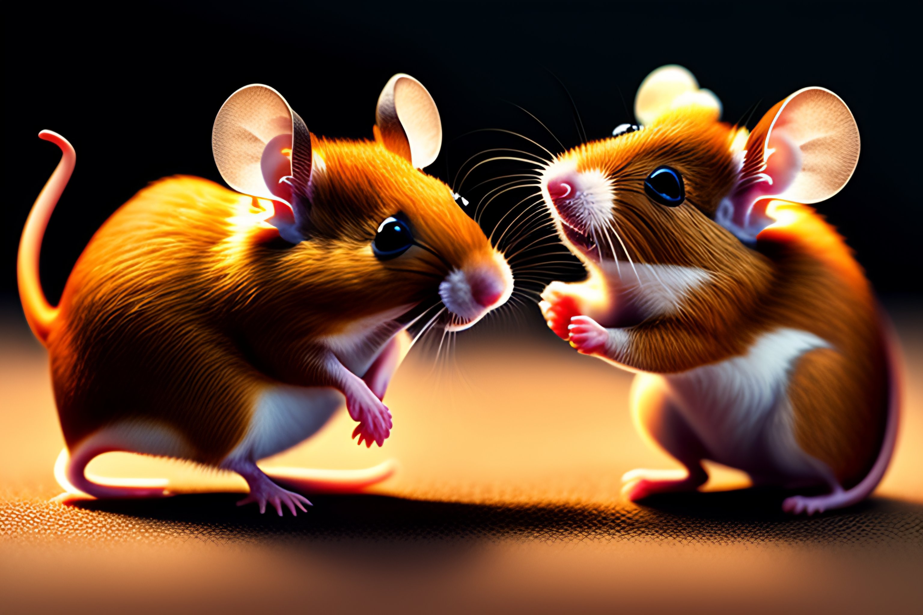 Lexica - The Mouse fight each over as Manga Book Cover