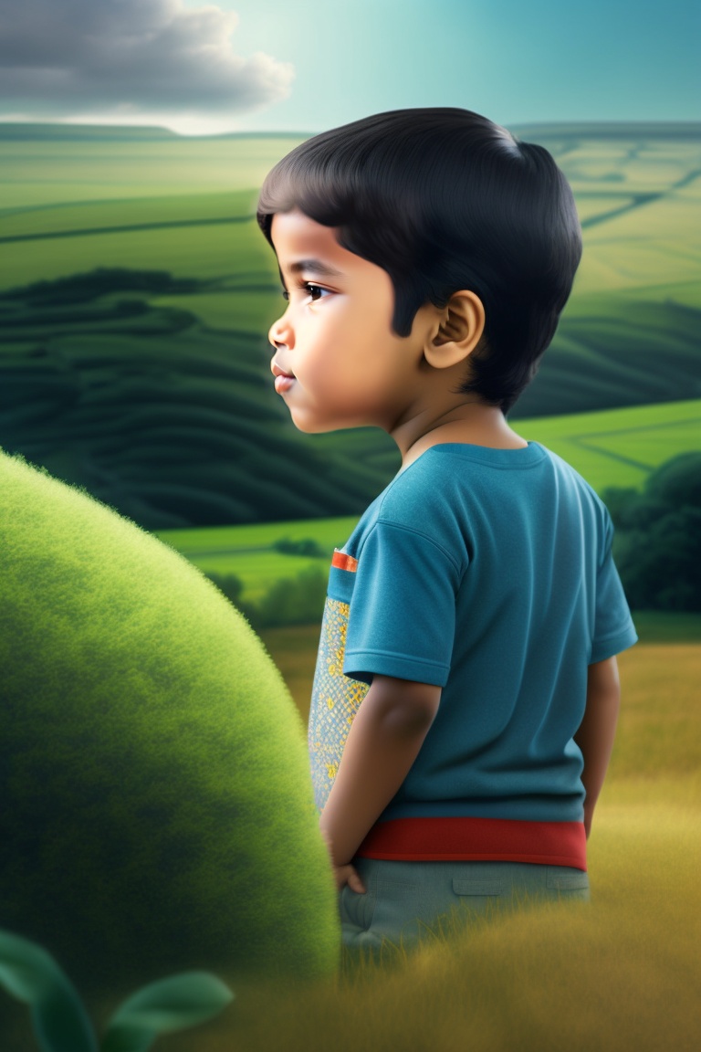 Lexica - Once upon a time in a small village nestled amidst lush green ...