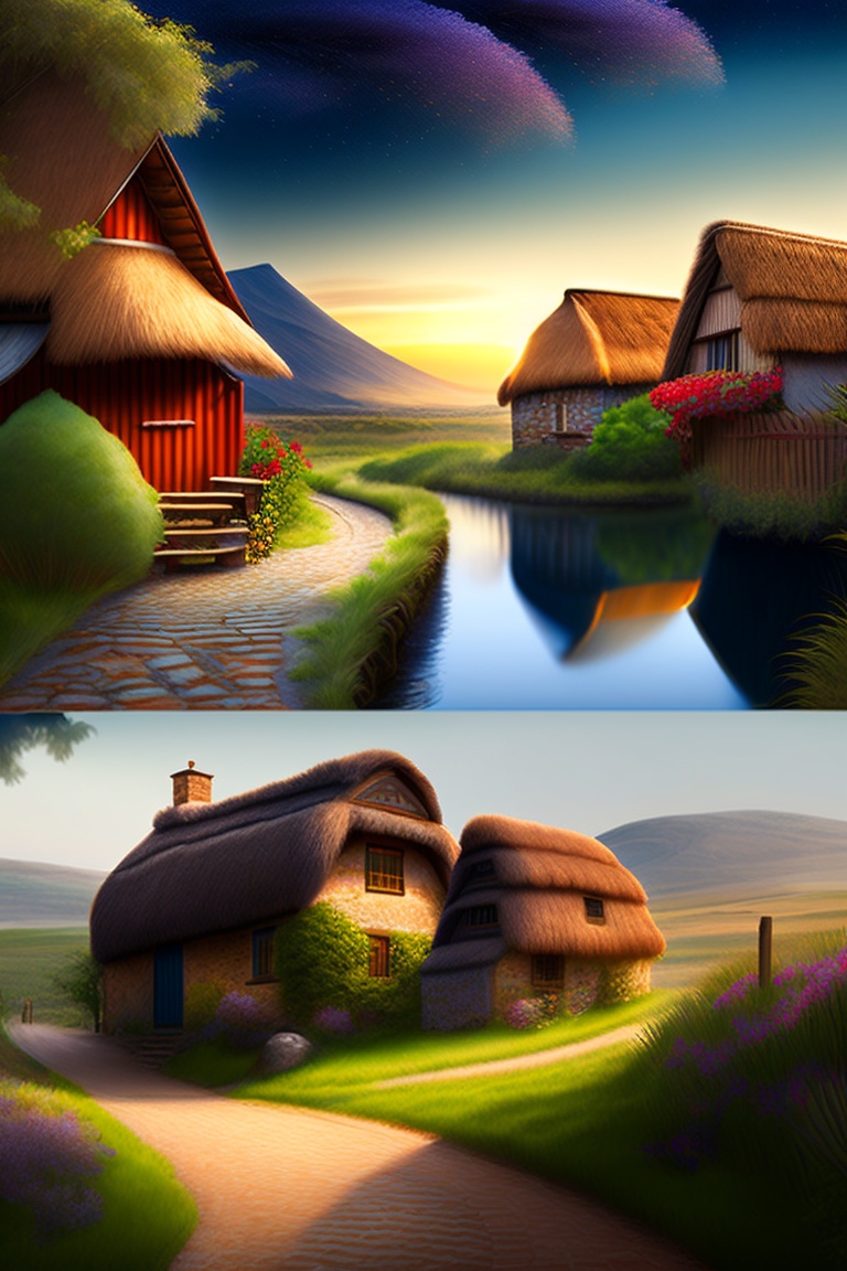 Lexica - Rural Village Setting: Picture a quaint, picturesque rural ...