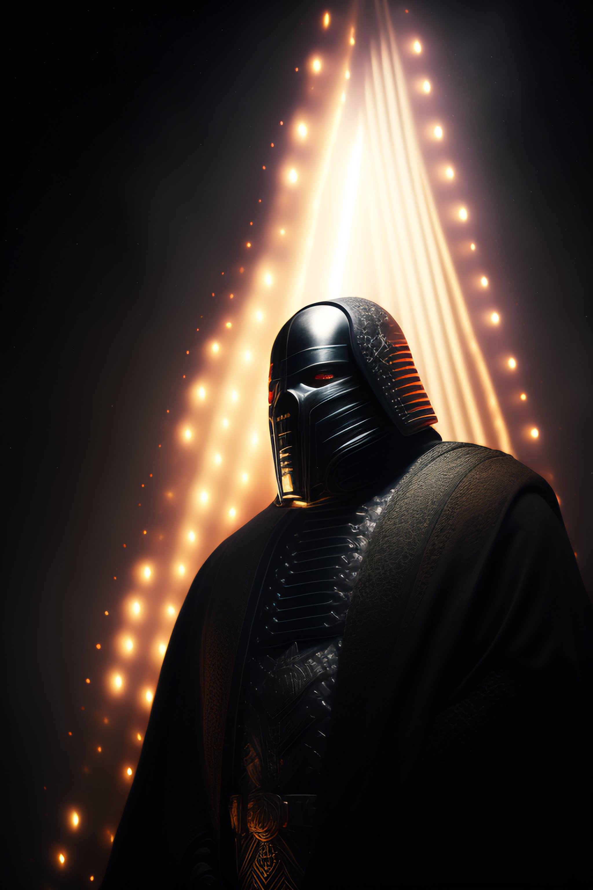 Lexica - Portrait of slipknot, surrounded by beams of light dark ...