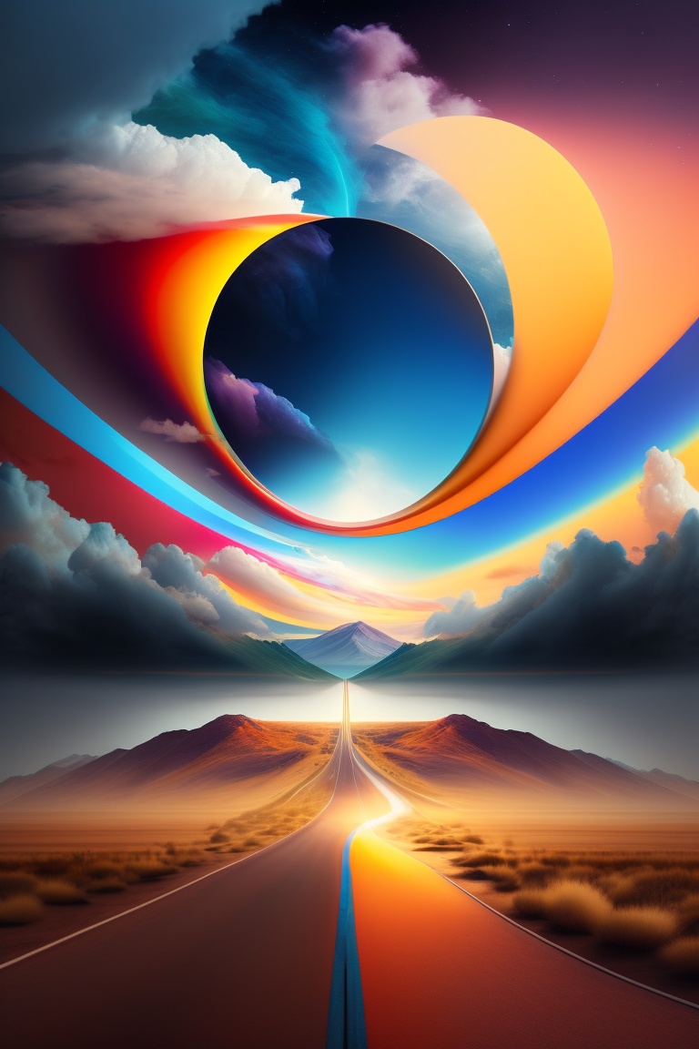 Lexica - Road to heaven, abstract art