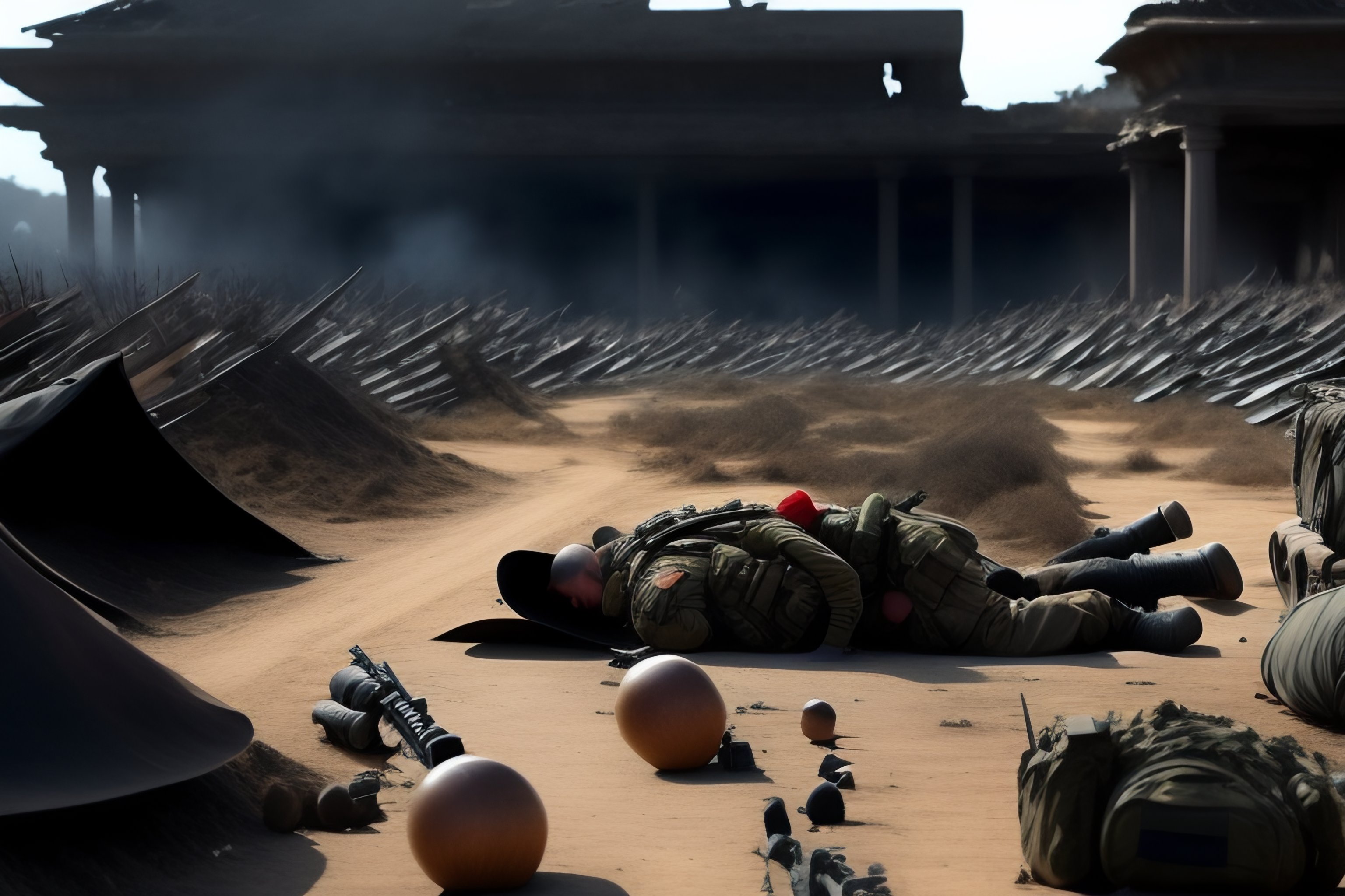 Lexica - A lot of people killed after the war. fallen people