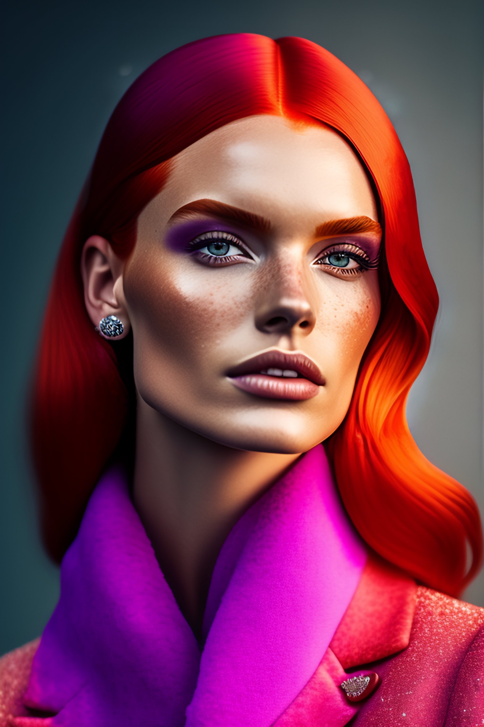 Red Fashion Editorial