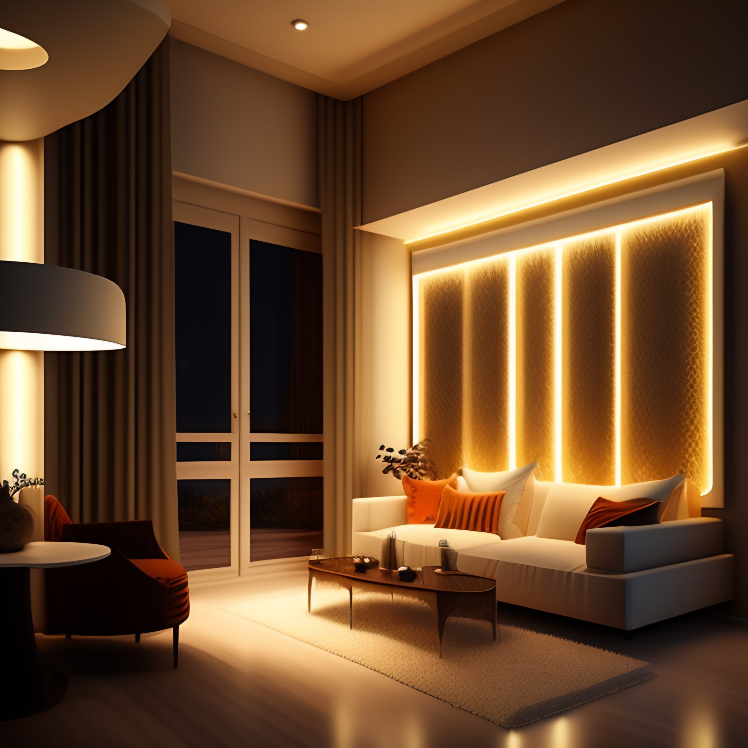 Lexica - Interior desing, drawing room, beautifull lights