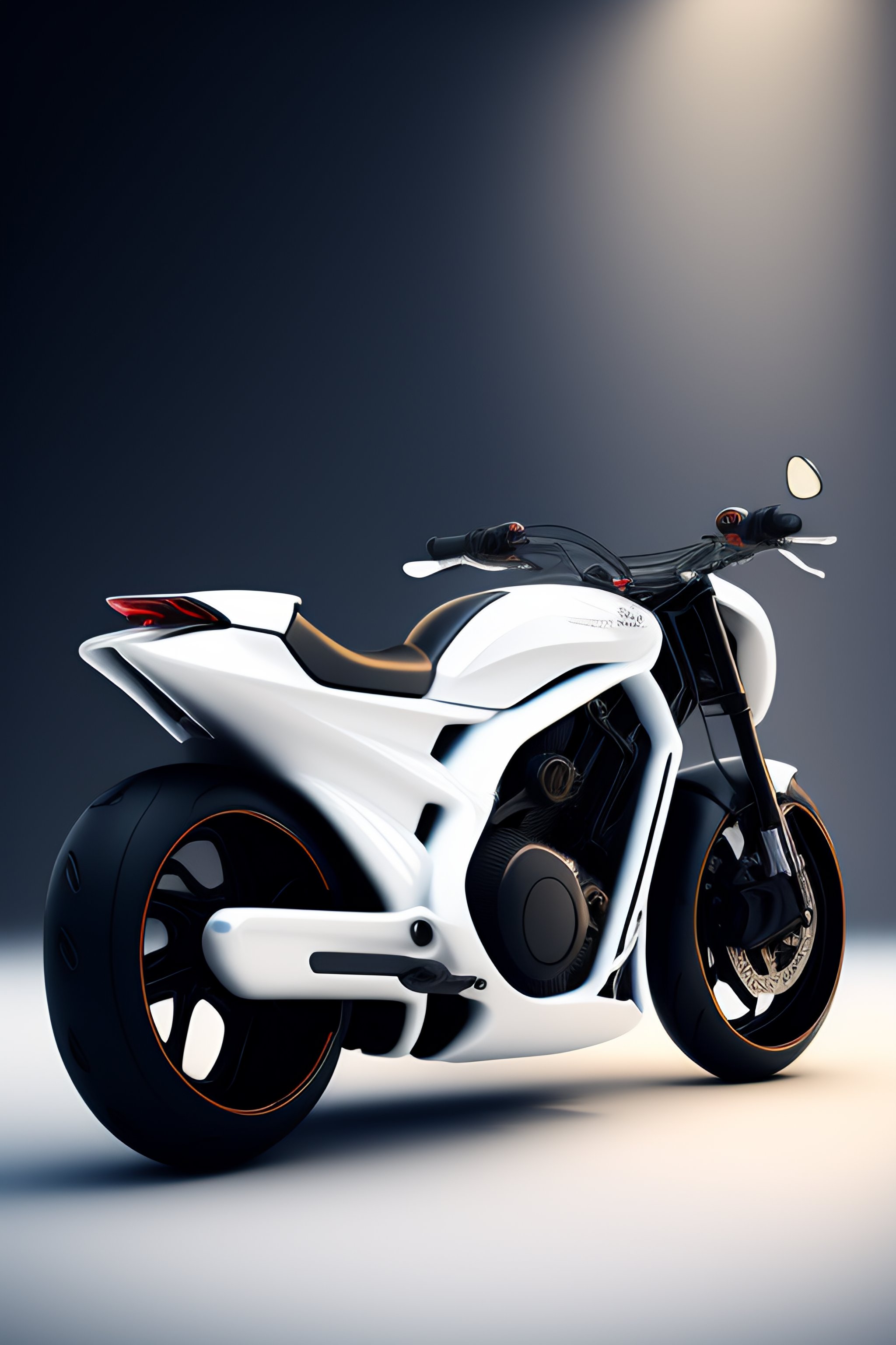 Lexica - Wide shot 40mm lens photo, of a agressive carbonfiber white ...