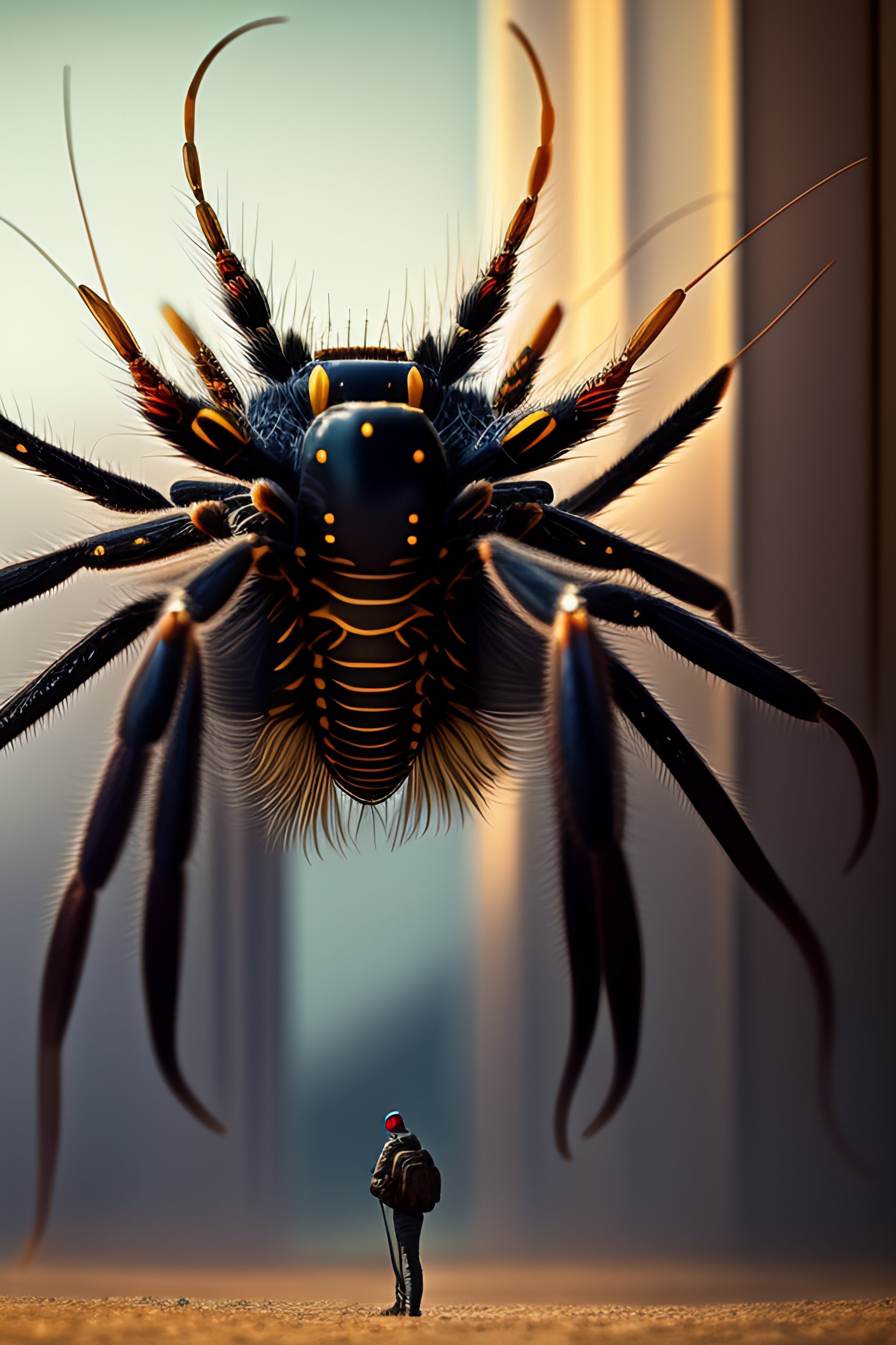 Lexica - Portrait of an 8 legged monster