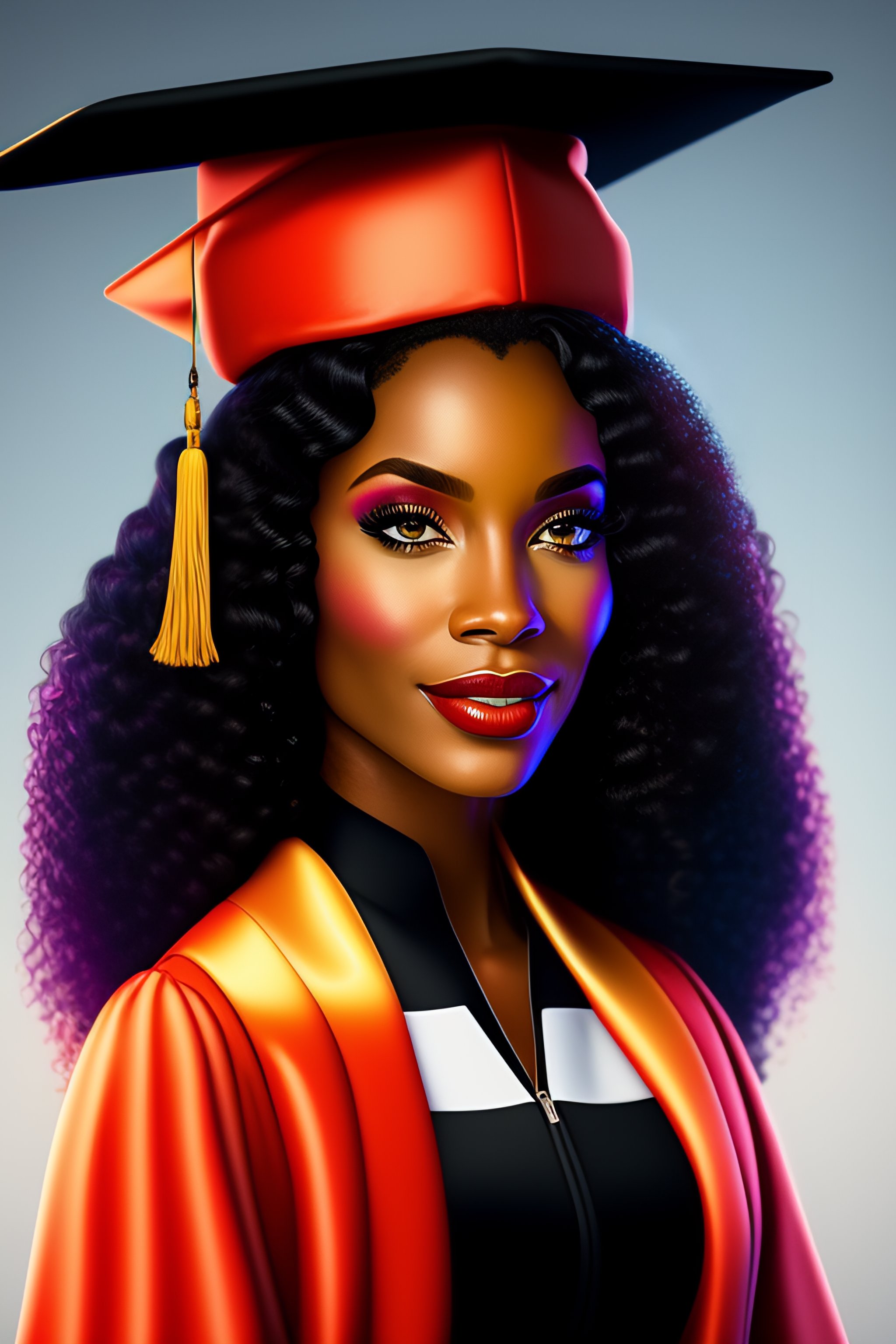 Female Graduate Cartoon