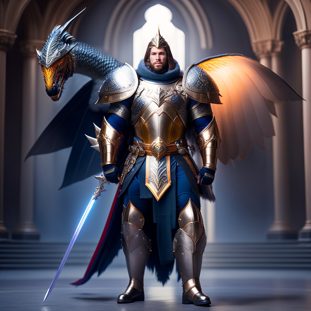 Lexica - Full body portrait of a protection paladin, reminiscent of ...