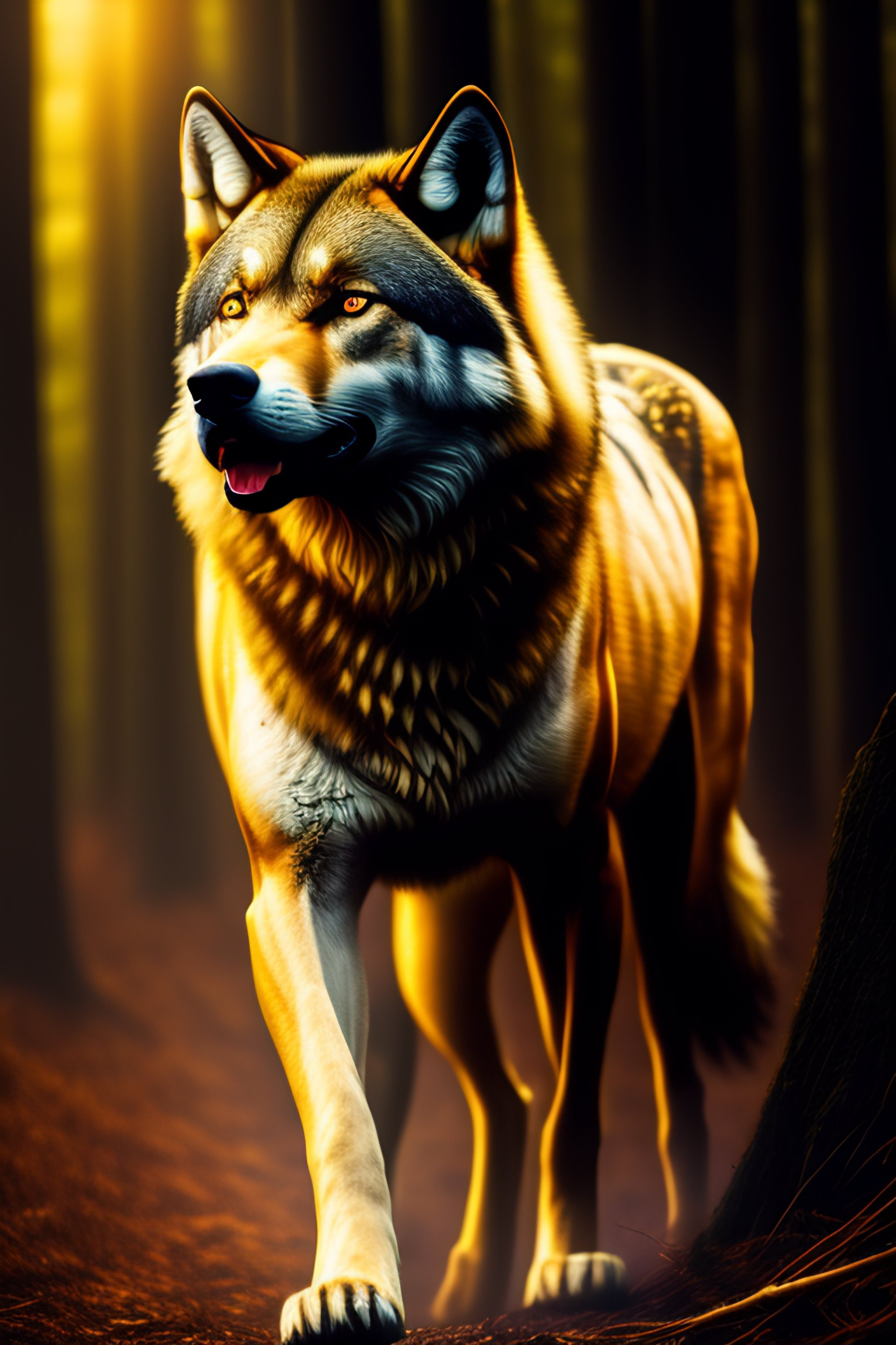 Demon Wolf Wallpaper