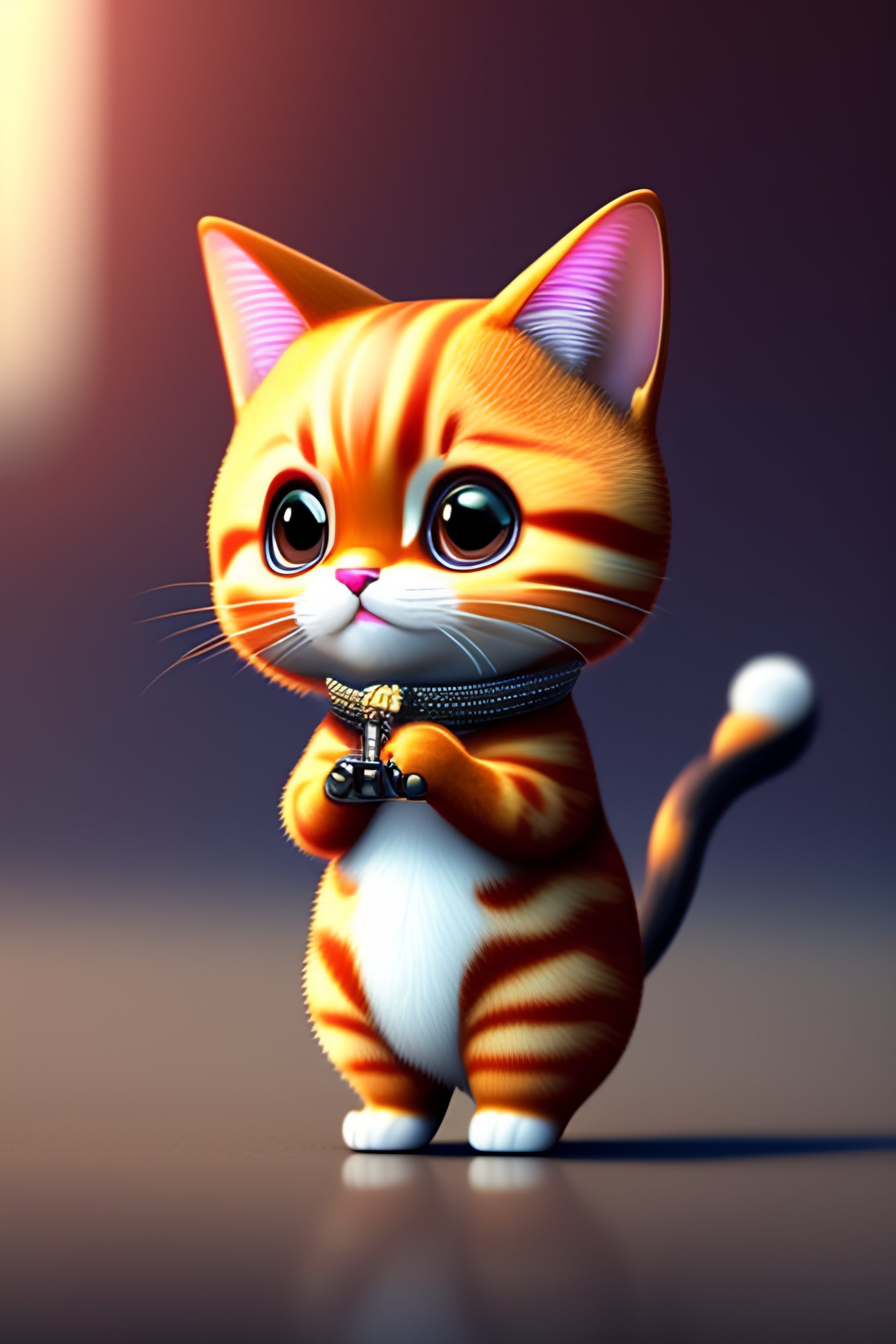 Lexica - Cute chibi cat dancing