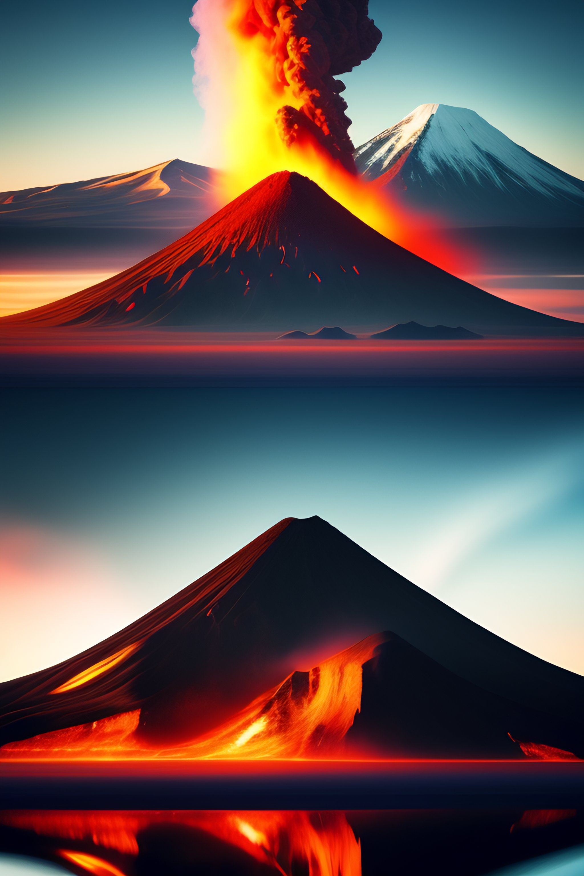 Volcano Eruption Wallpaper