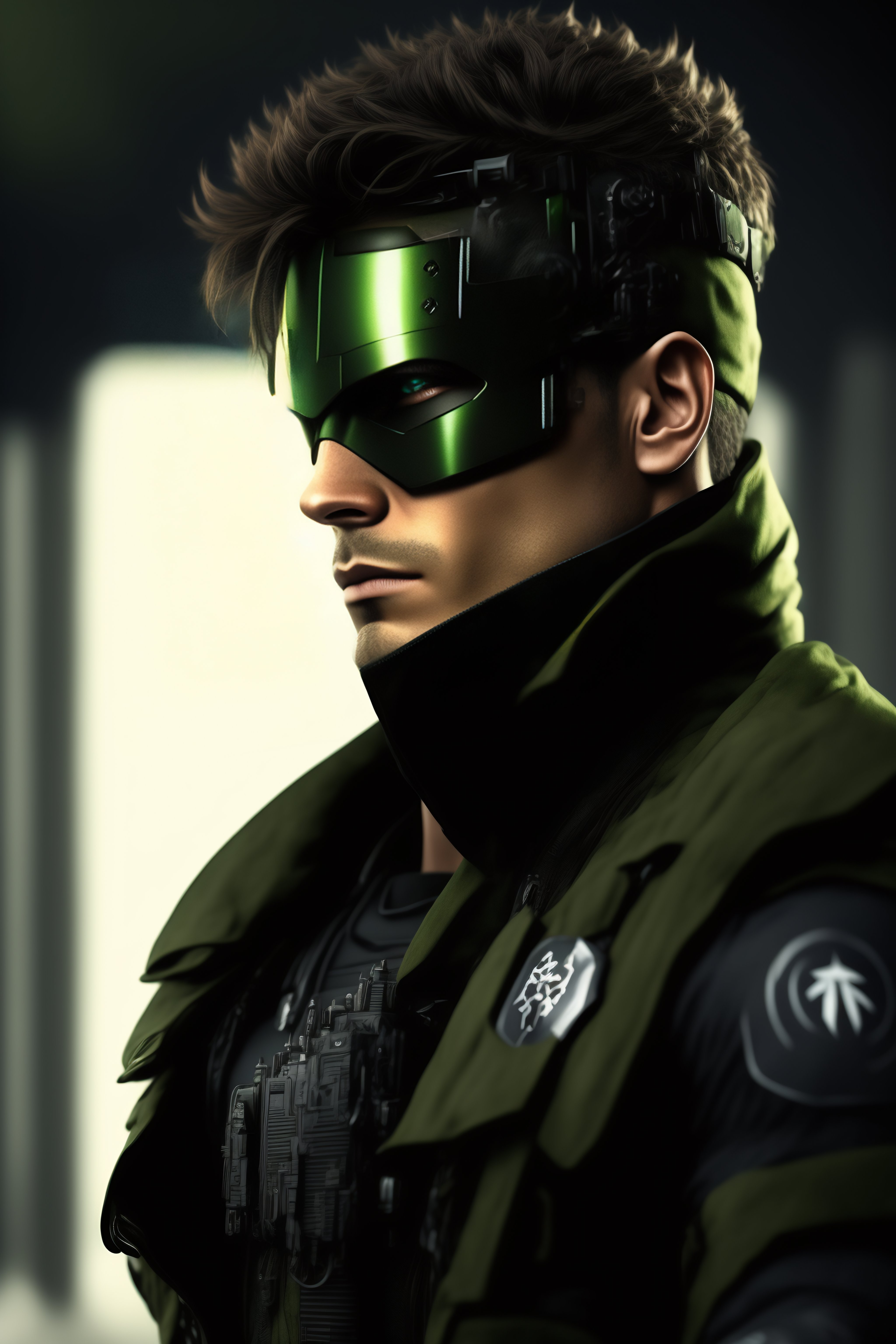 Lexica - Solid snake cyborg ,tech, suit, military ,sci-fi ,symmetry ...