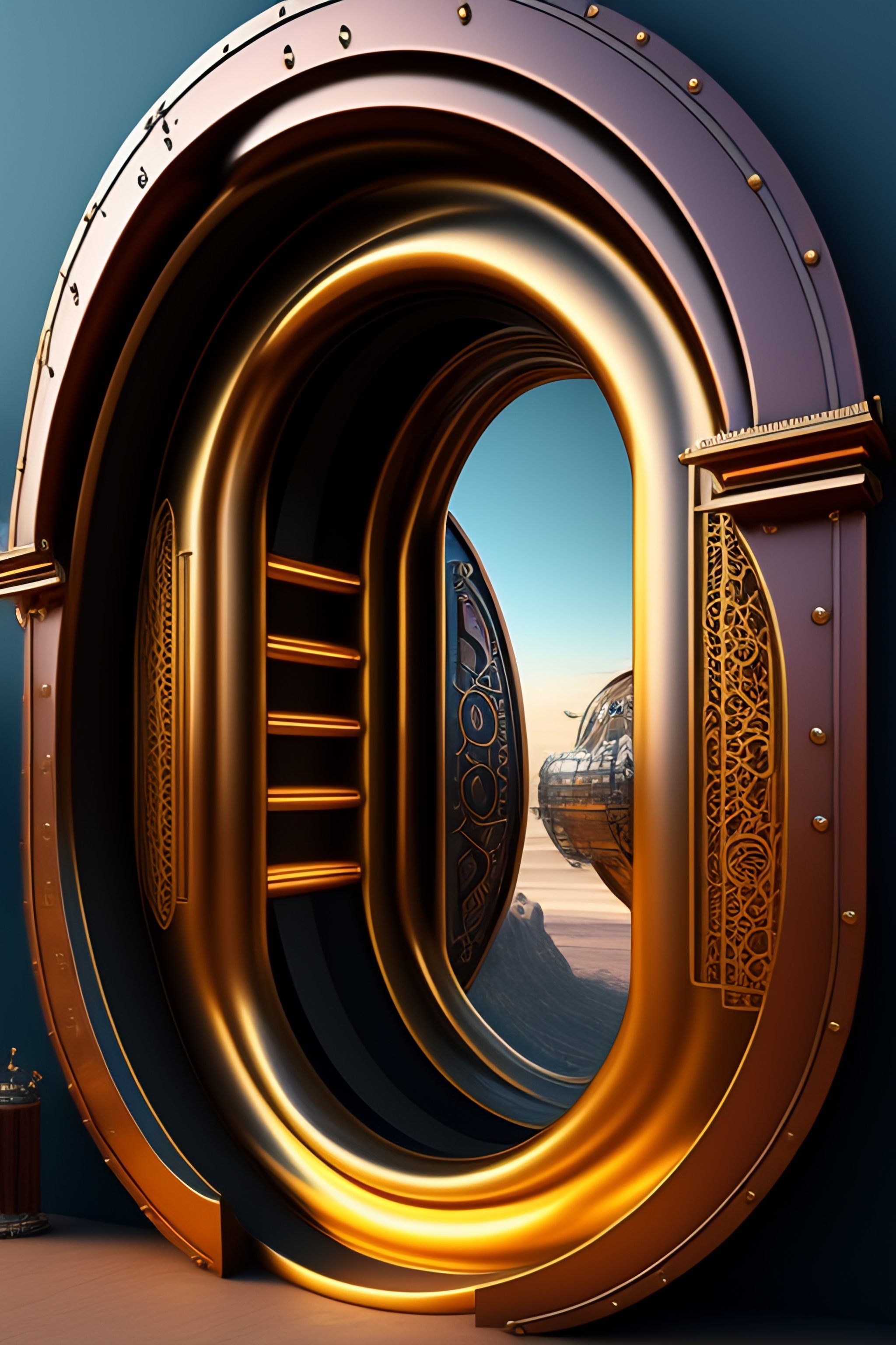 Lexica - A steampunk intergalactic portal