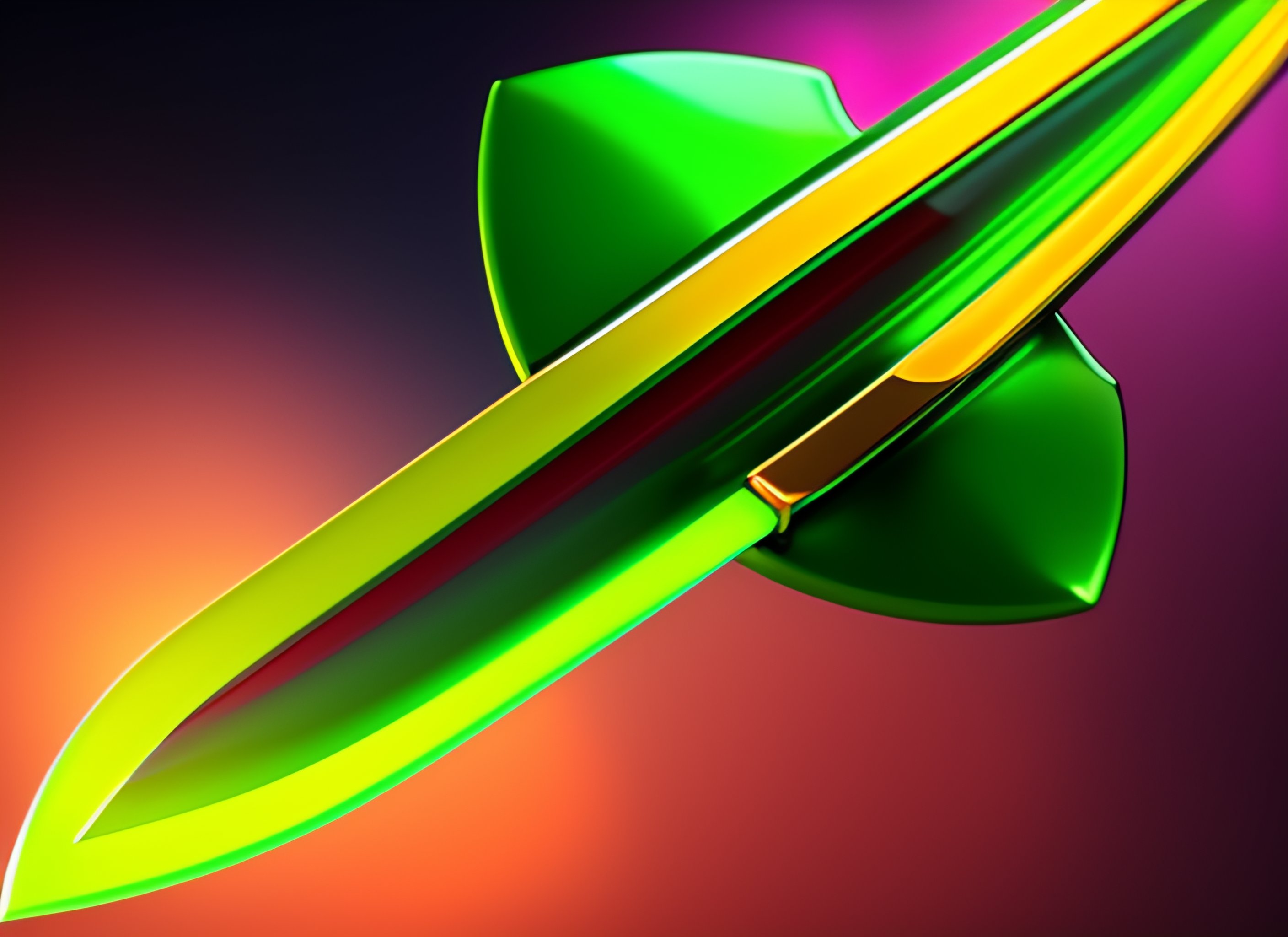 Lexica - Green gem sword